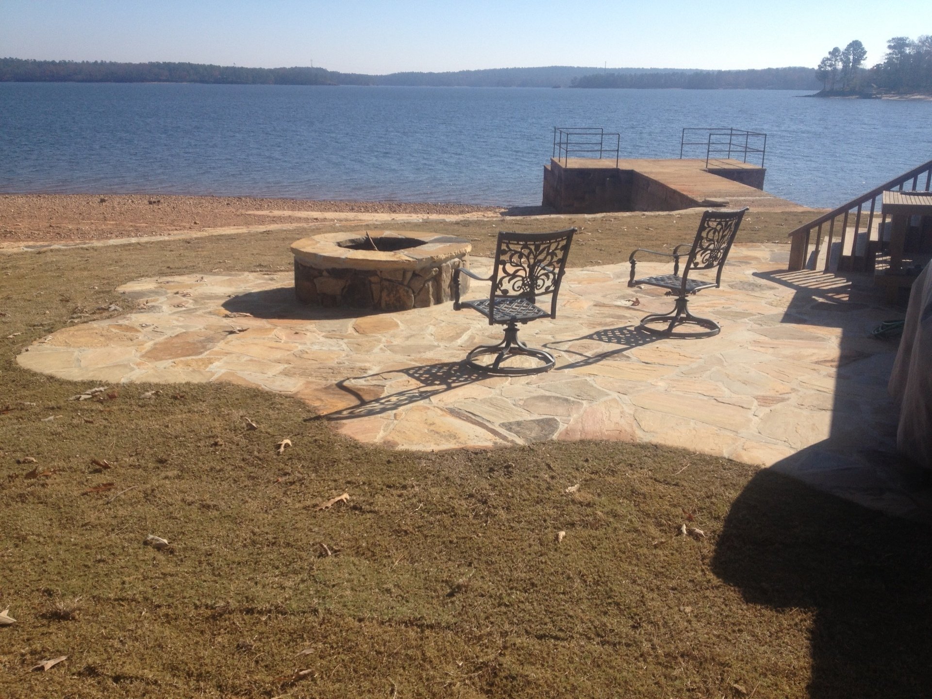 Fire Pit Design Construction | The Backyard Auburn Lake Martin Opelika