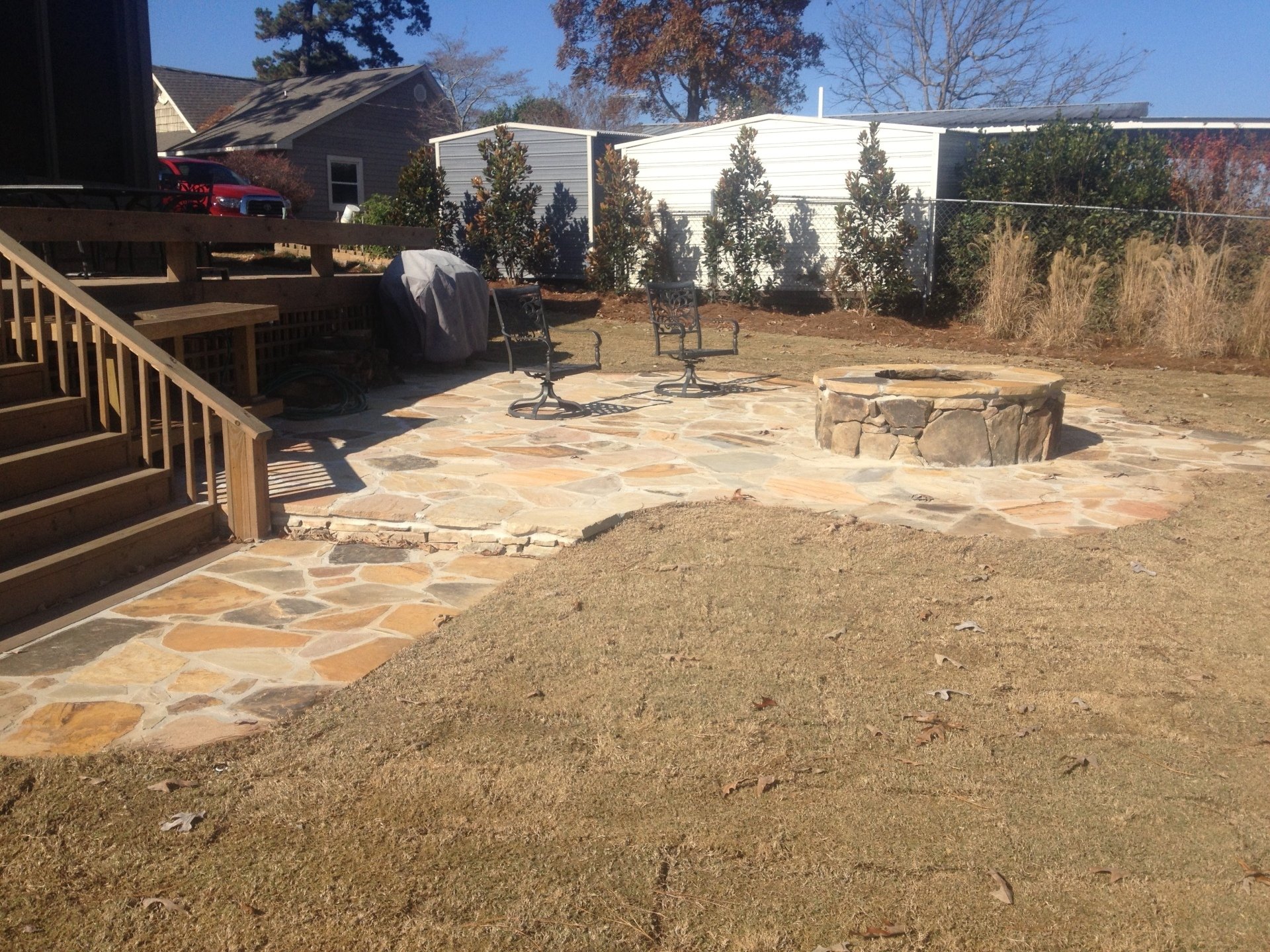 Fire Pit Design Construction | The Backyard Auburn Lake Martin Opelika