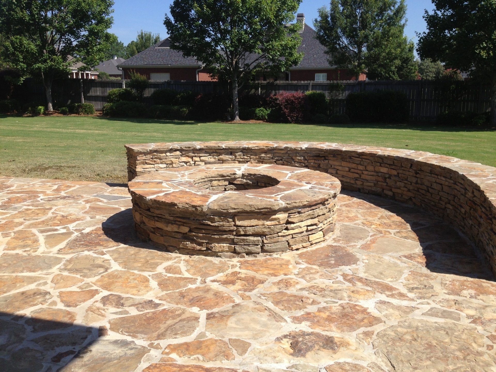 Fire Pit Design Construction | The Backyard Auburn Lake Martin Opelika