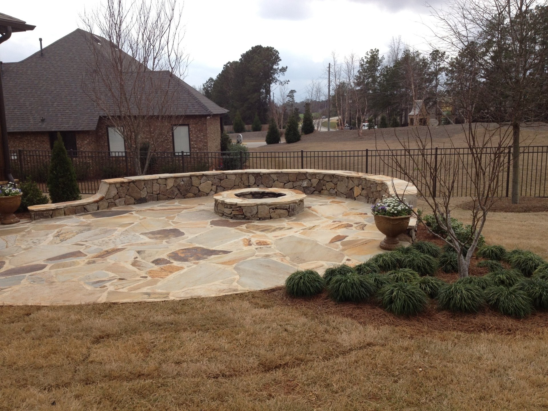 Fire Pit Design Construction | The Backyard Auburn Lake Martin Opelika