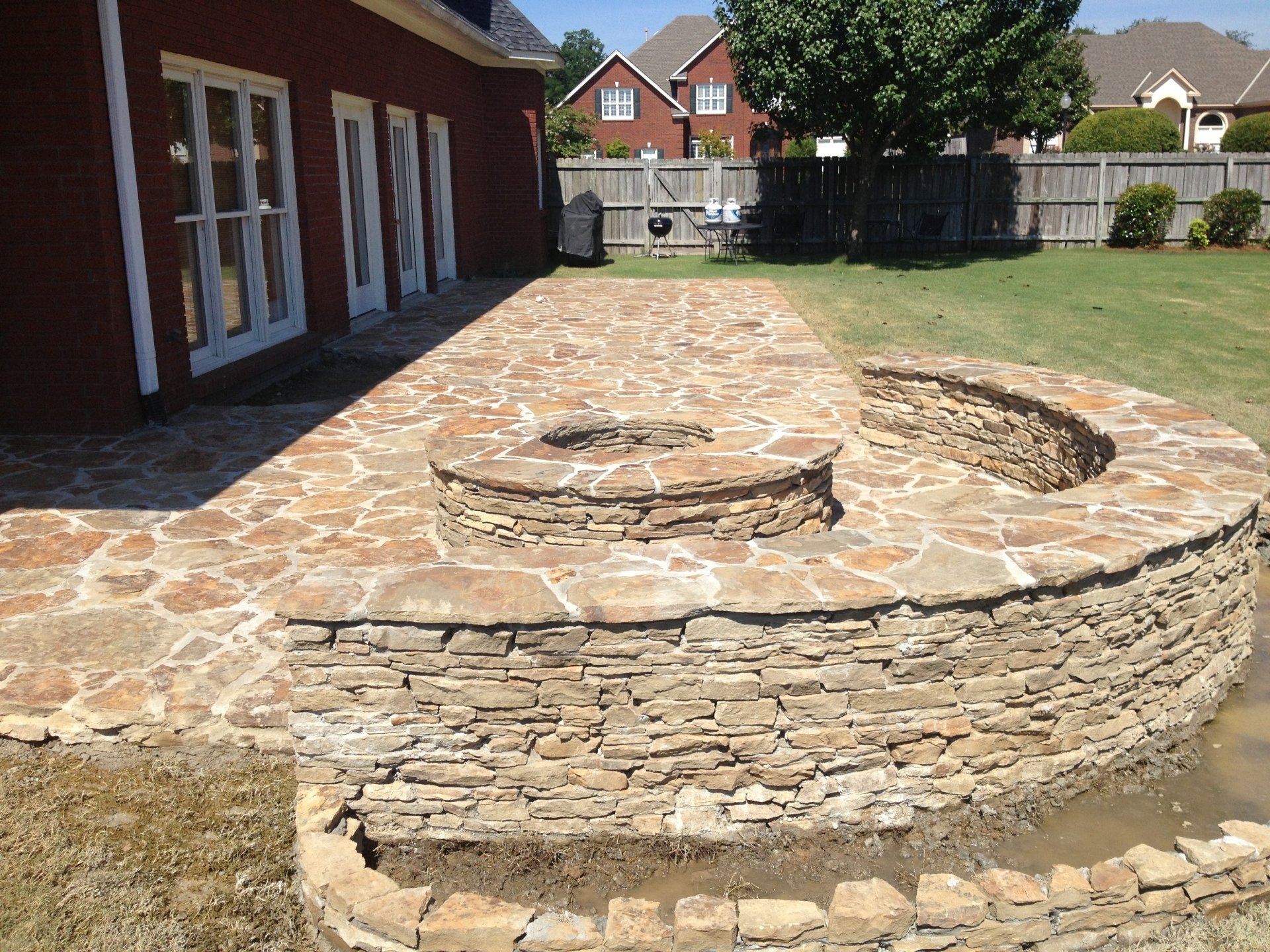 Fire Pit Design Construction | The Backyard Auburn Lake Martin Opelika