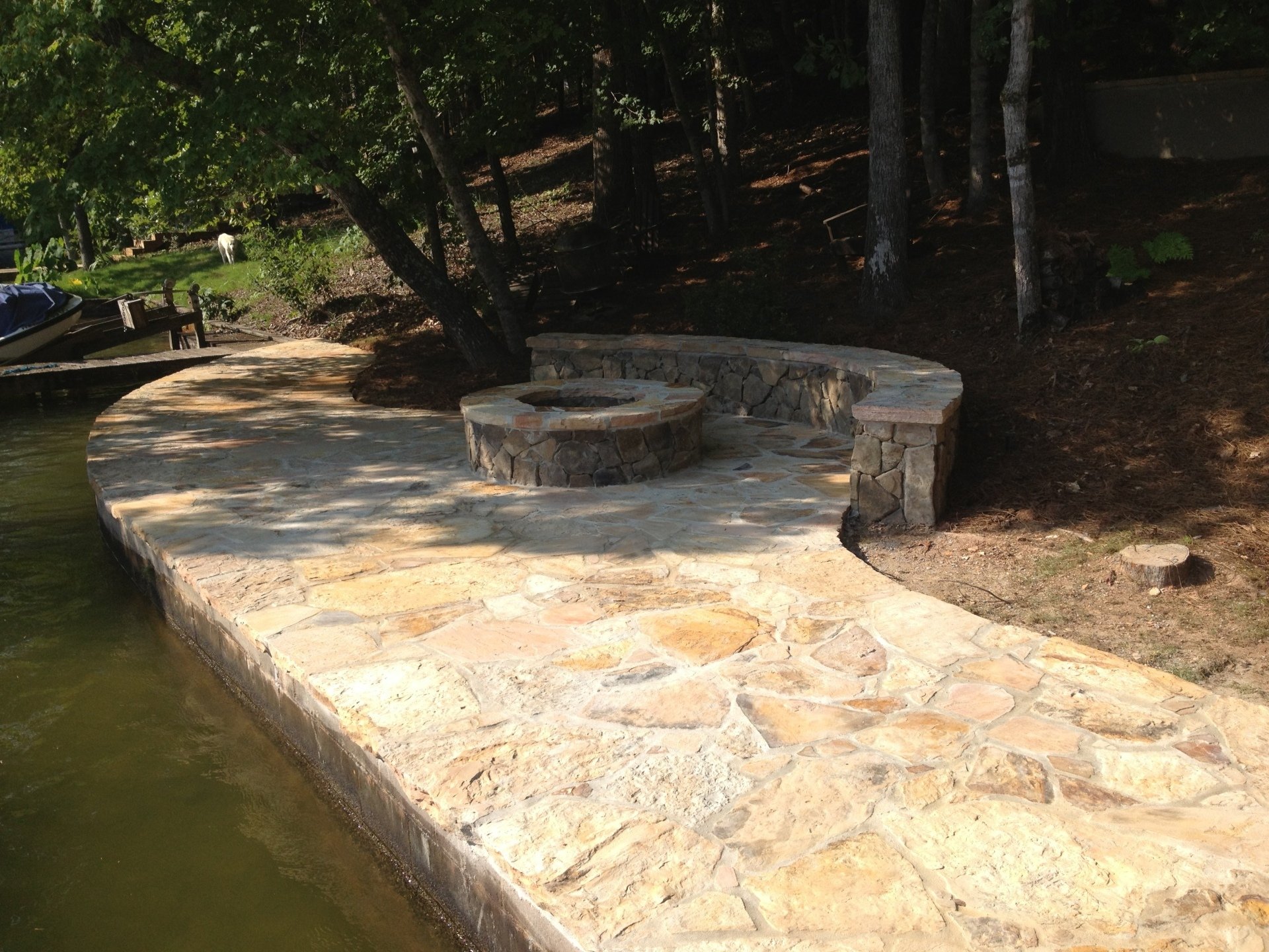 Fire Pit Design Construction | The Backyard Auburn Lake Martin Opelika