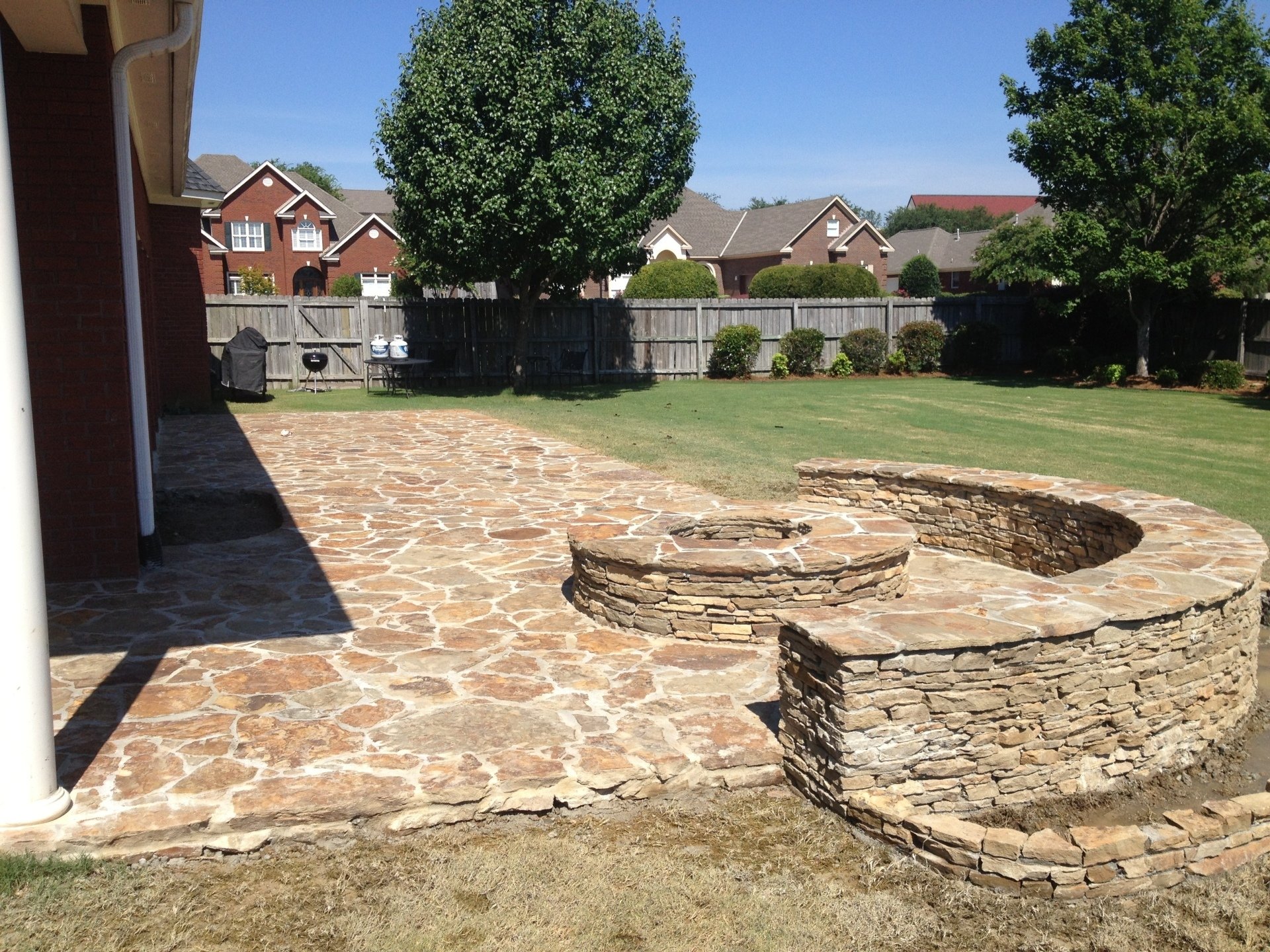 Fire Pit Design Construction | The Backyard Auburn Lake Martin Opelika