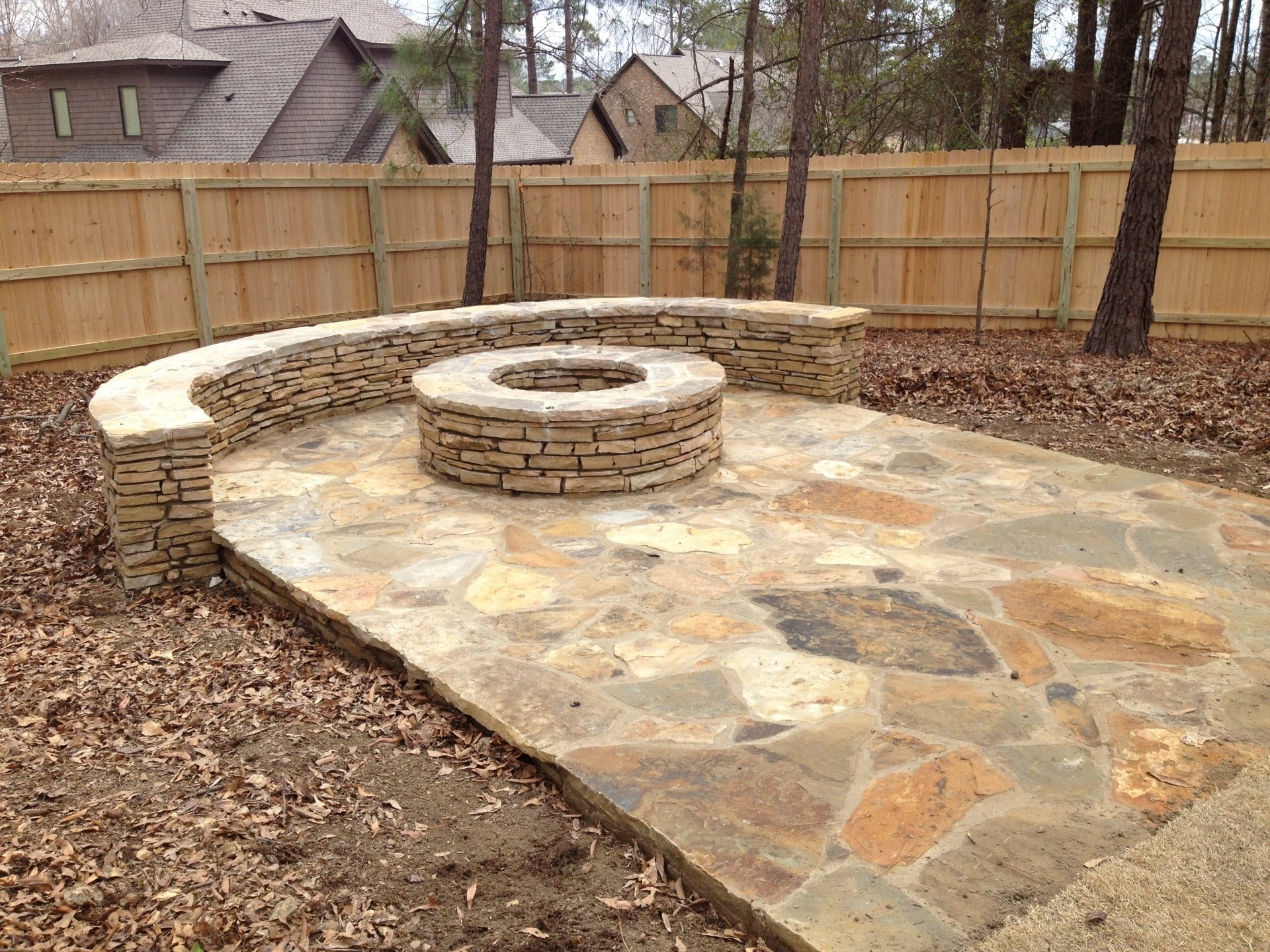 Fire Pit Design Construction | The Backyard Auburn Lake Martin Opelika