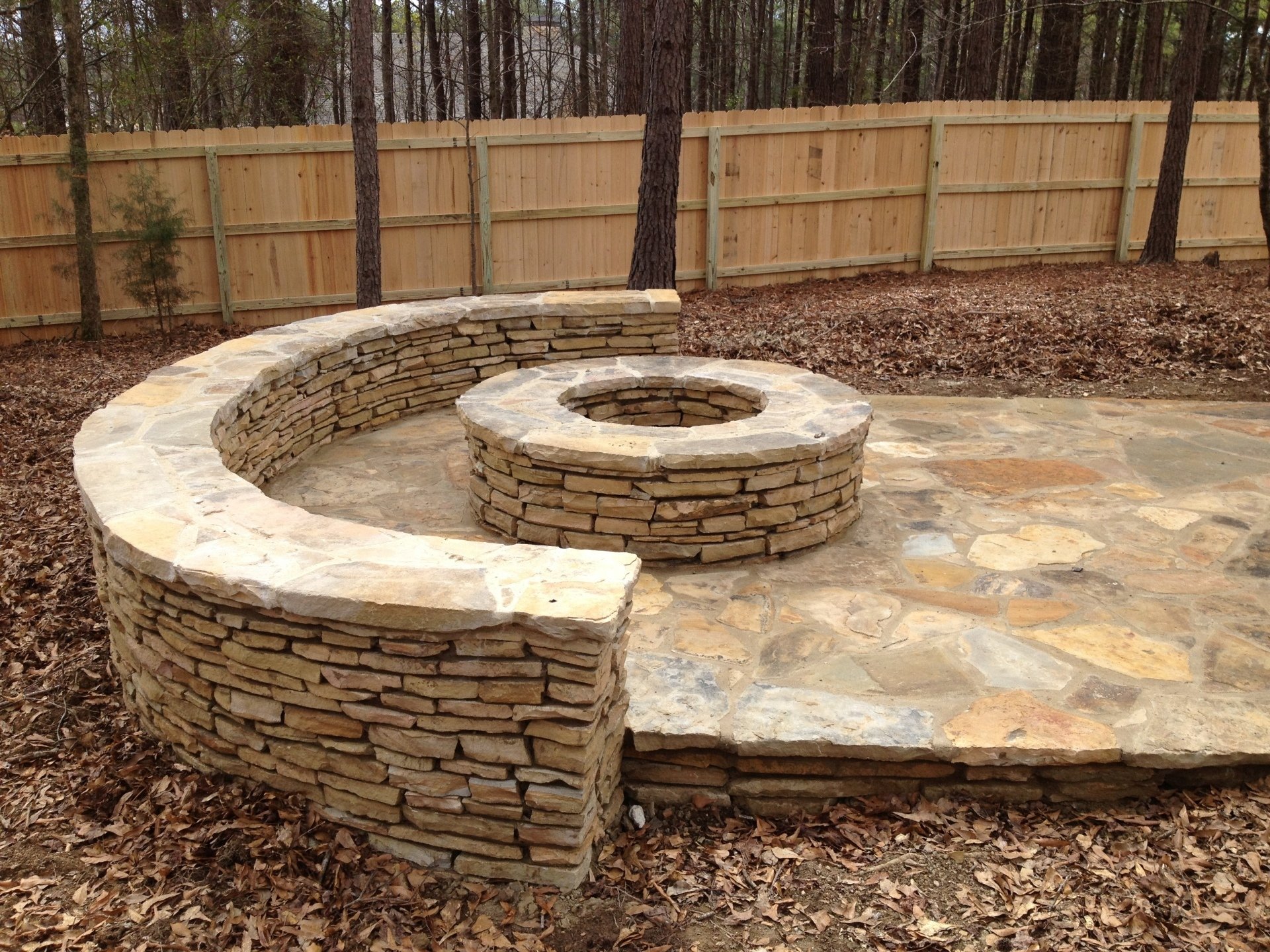 Fire Pit Design Construction | The Backyard Auburn Lake Martin Opelika