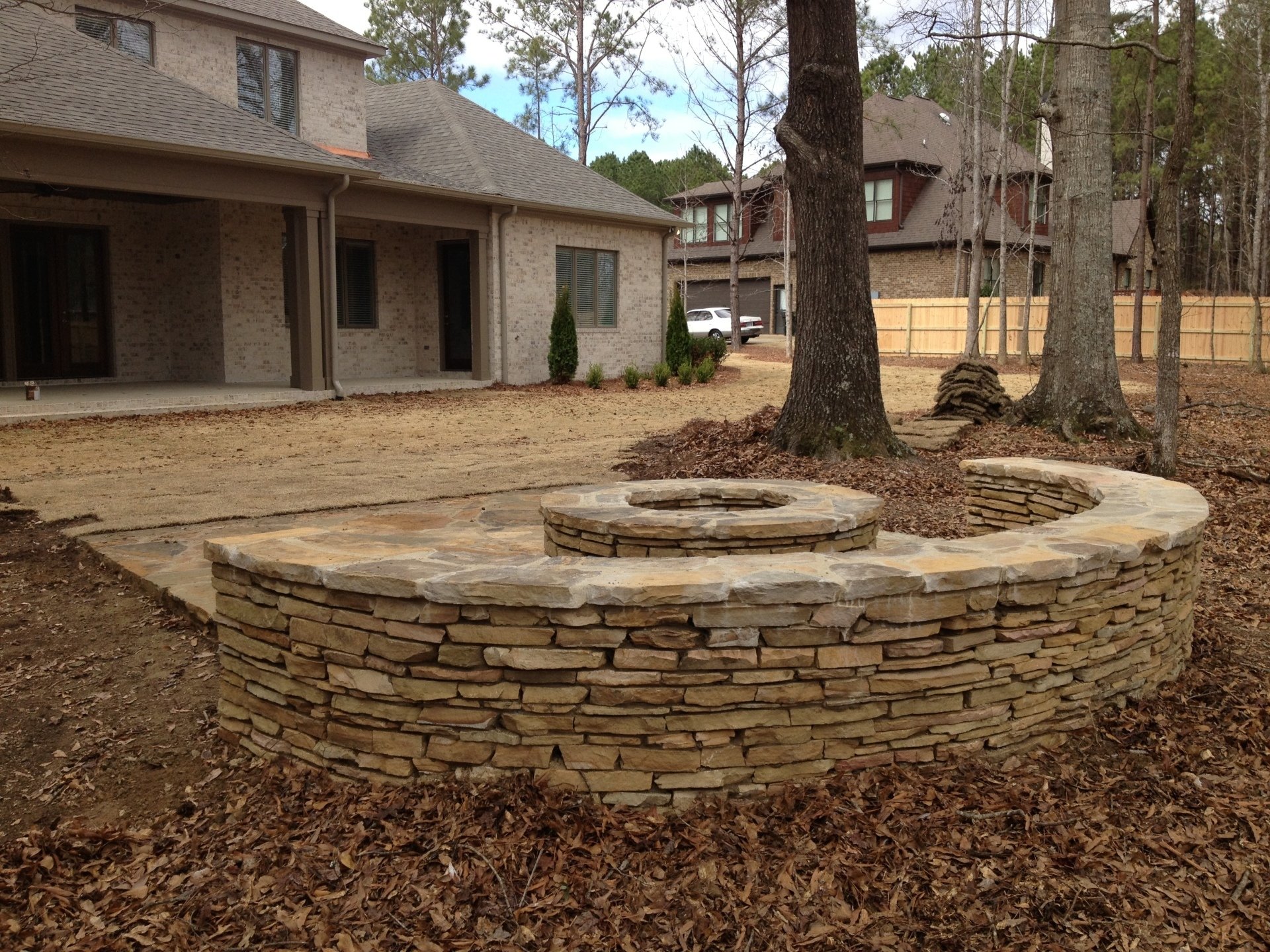 Fire Pit Design Construction | The Backyard Auburn Lake Martin Opelika