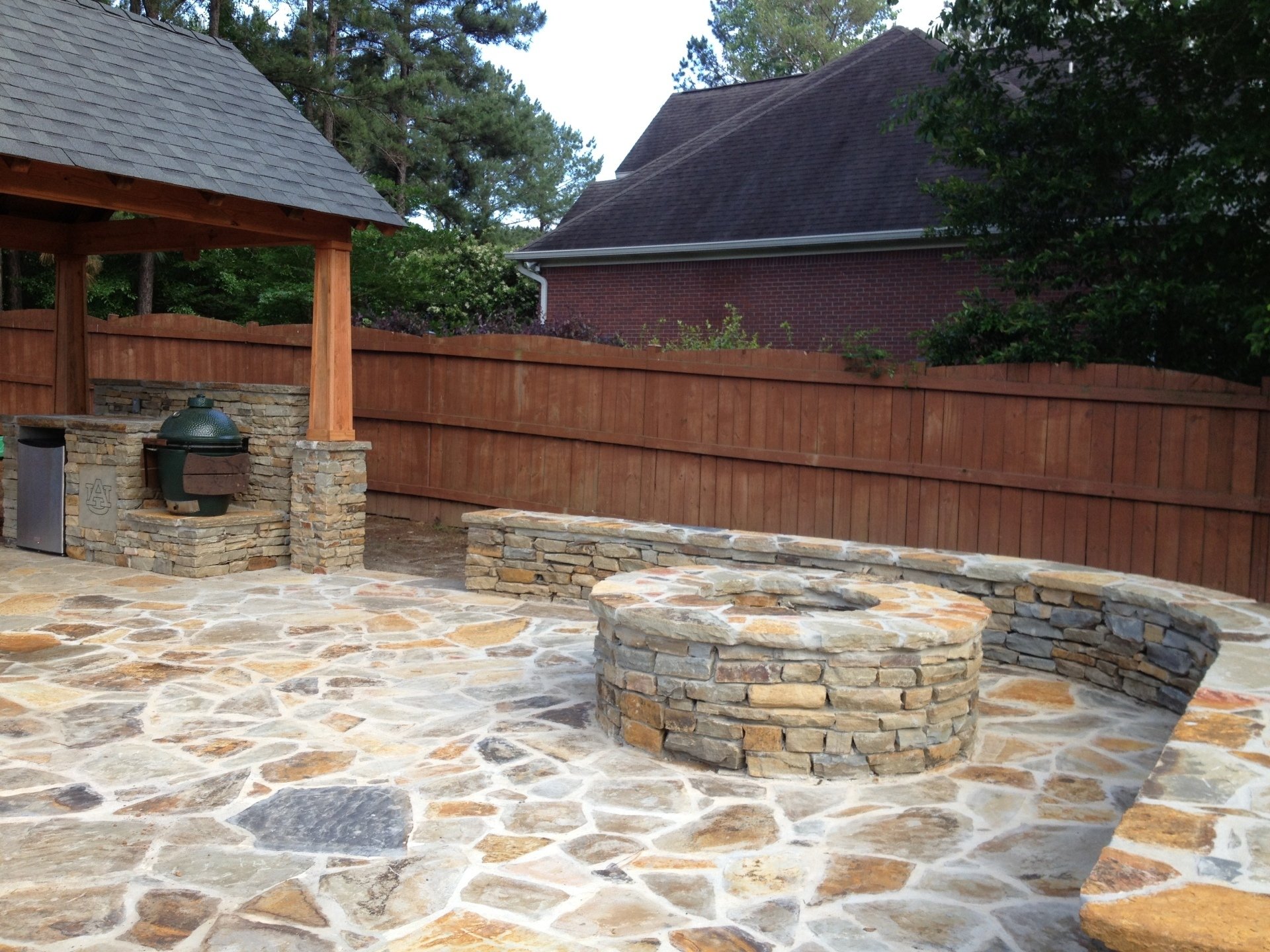 Fire Pit Design Construction | The Backyard Auburn Lake Martin Opelika