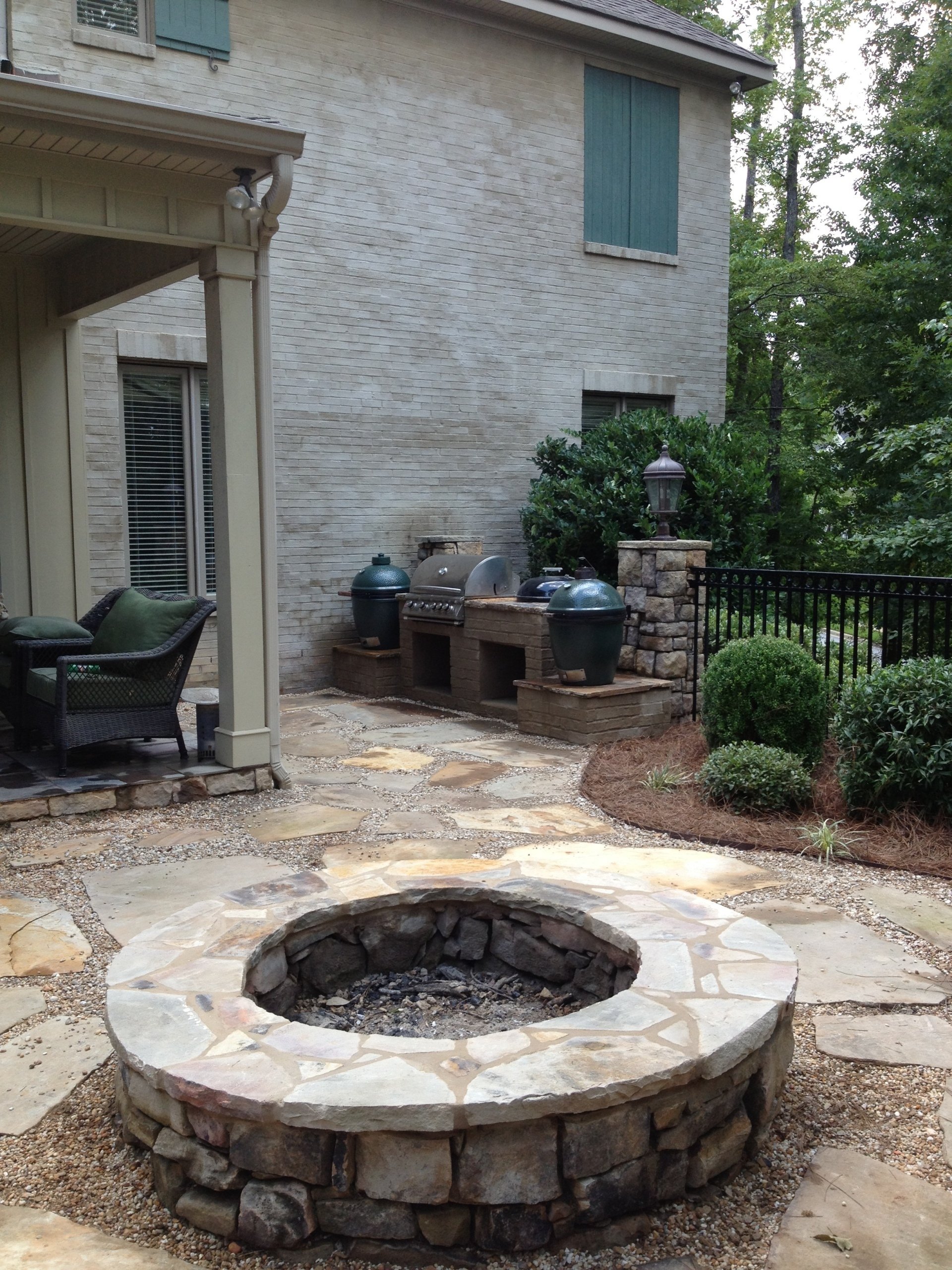 Fire Pit Design Construction | The Backyard Auburn Lake Martin Opelika
