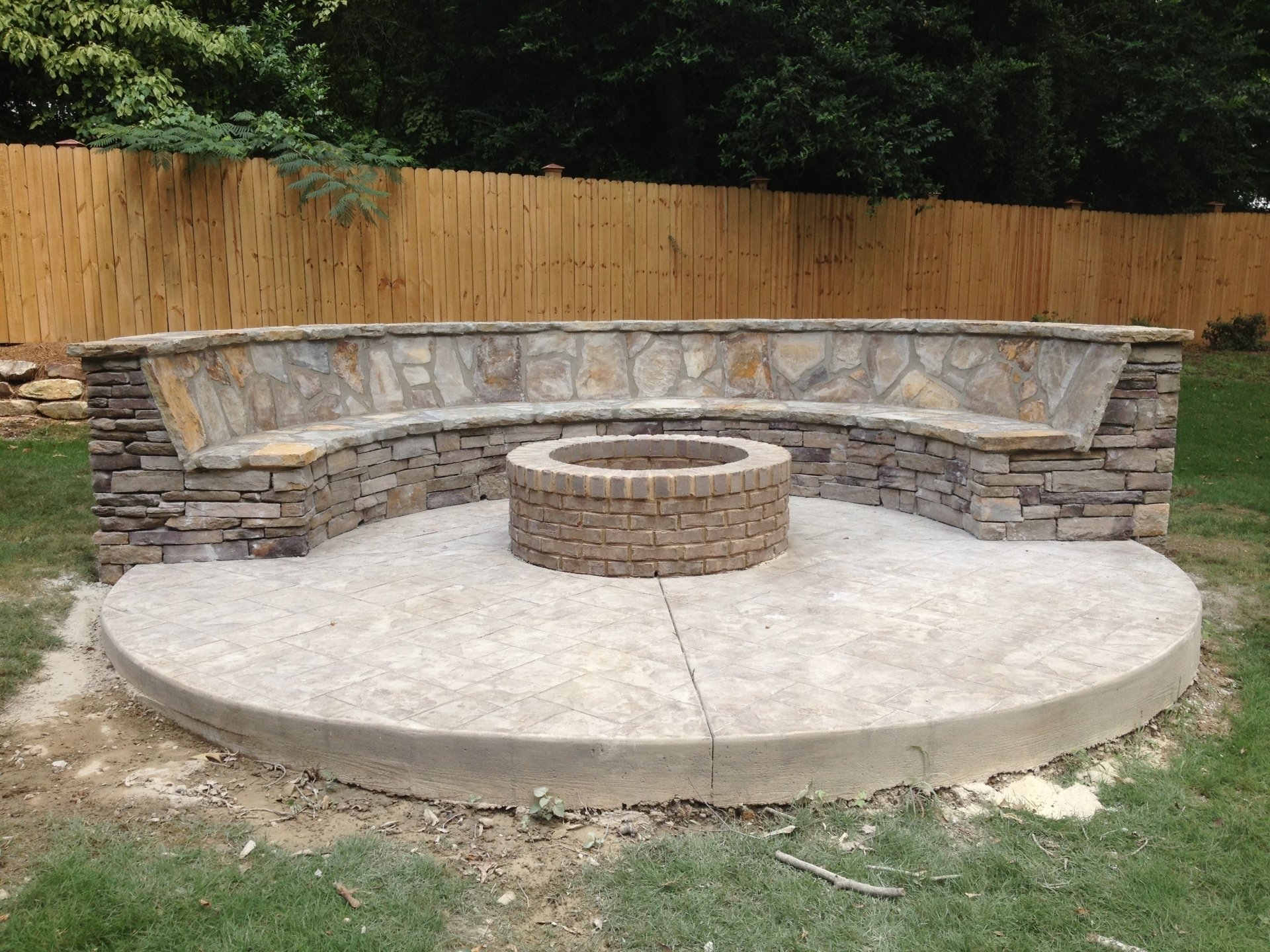 Fire Pit Design Construction | The Backyard Auburn Lake Martin Opelika