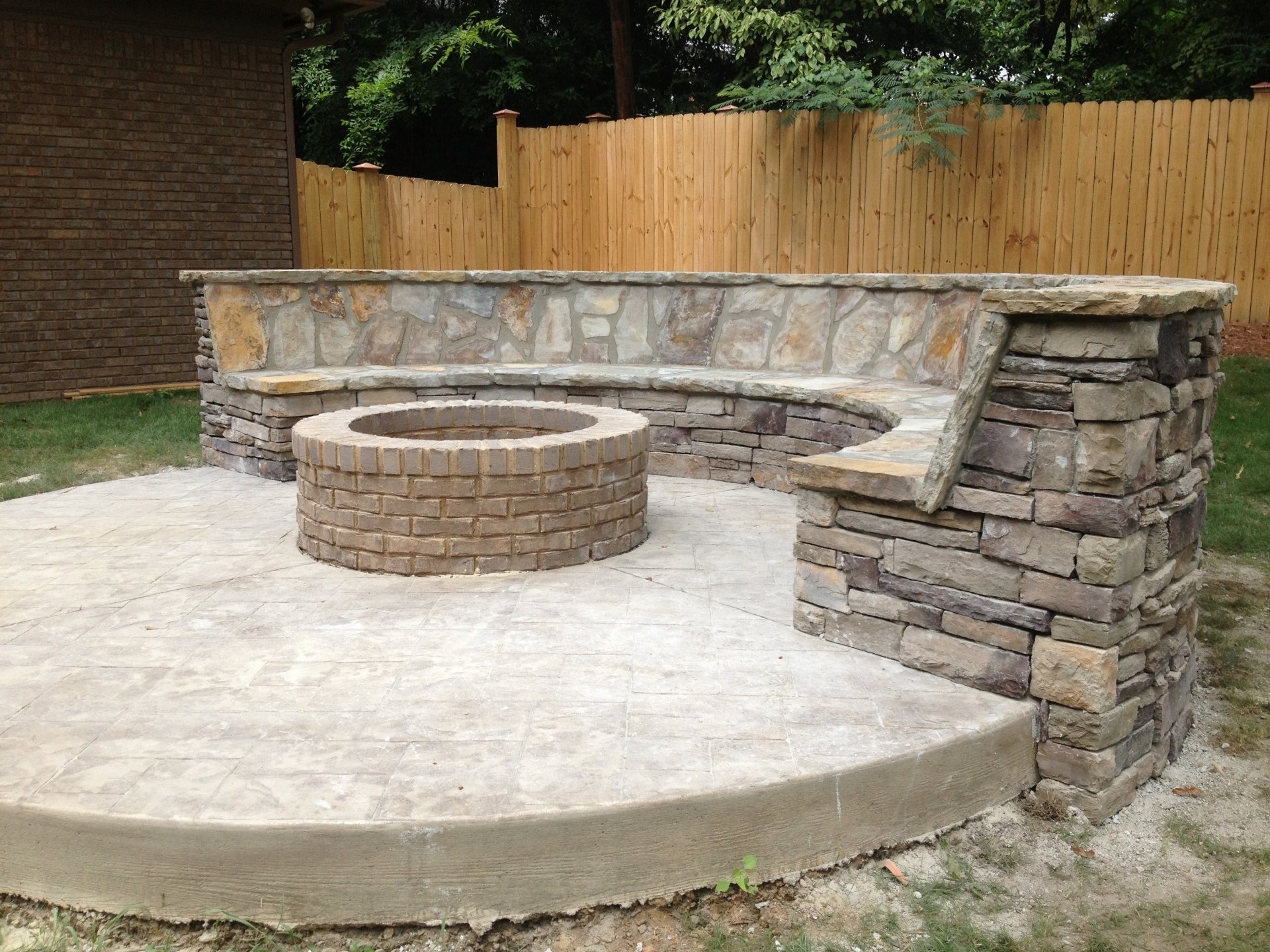Fire Pit Design Construction | The Backyard Auburn Lake Martin Opelika