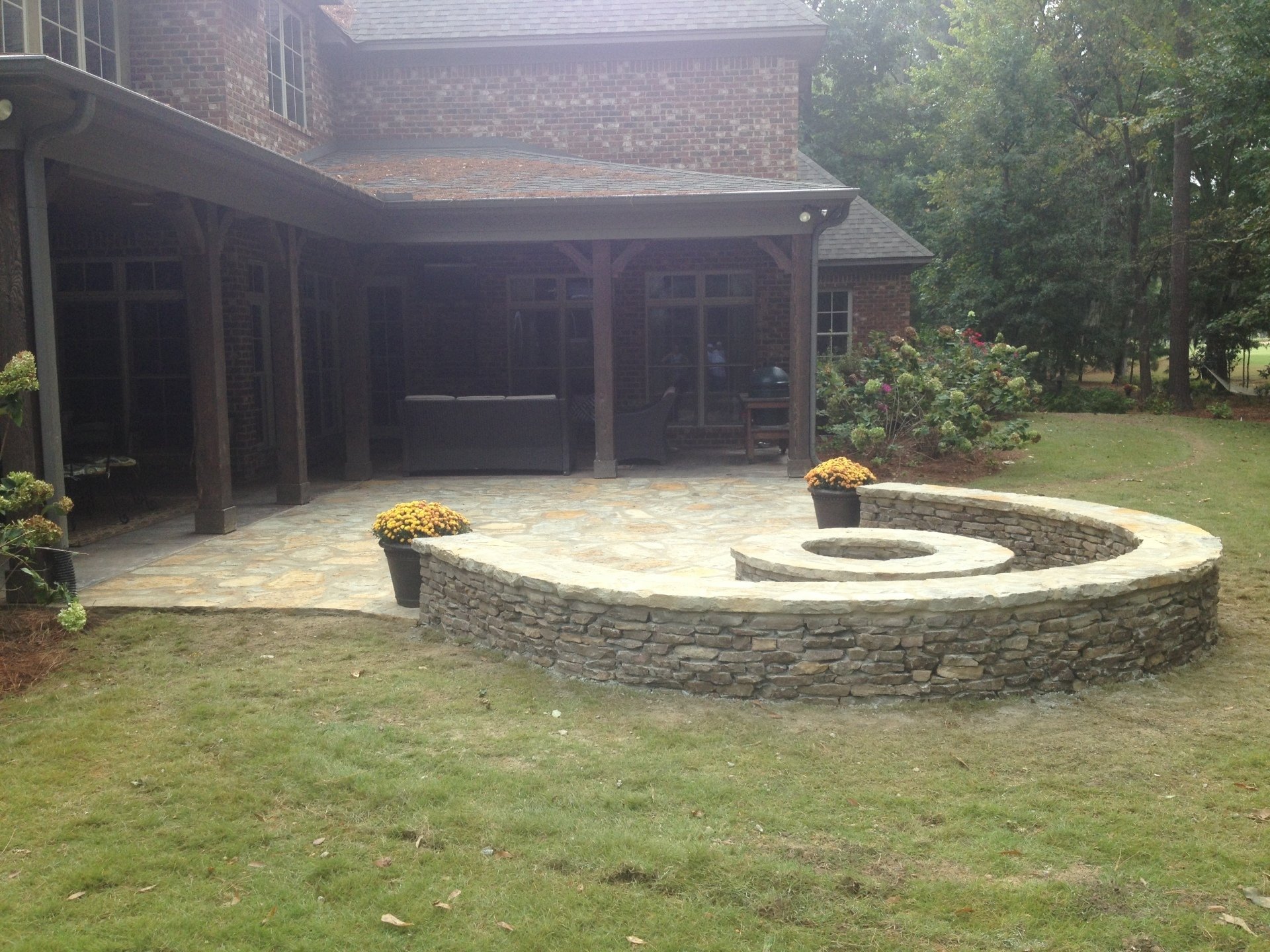 Fire Pit Design Construction | The Backyard Auburn Lake Martin Opelika