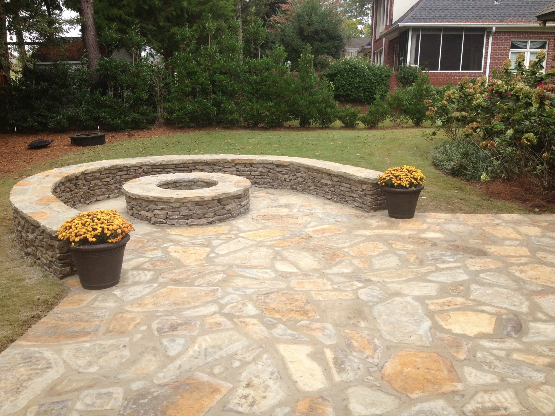 Fire Pit Design Construction | The Backyard Auburn Lake Martin Opelika