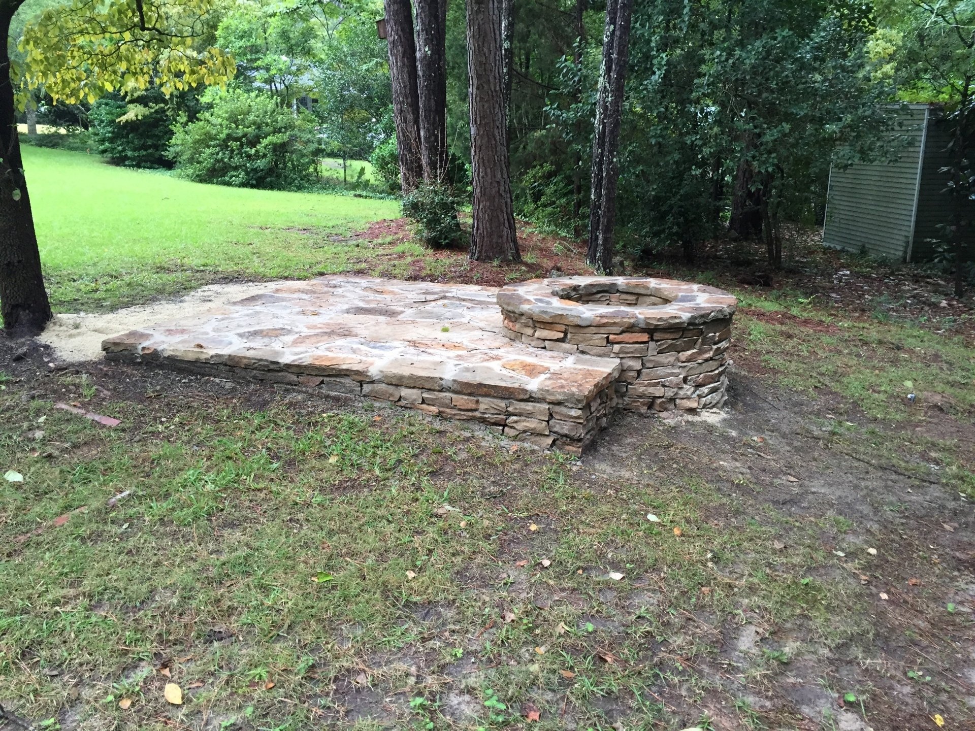 Fire Pit Design Construction | The Backyard Auburn Lake Martin Opelika