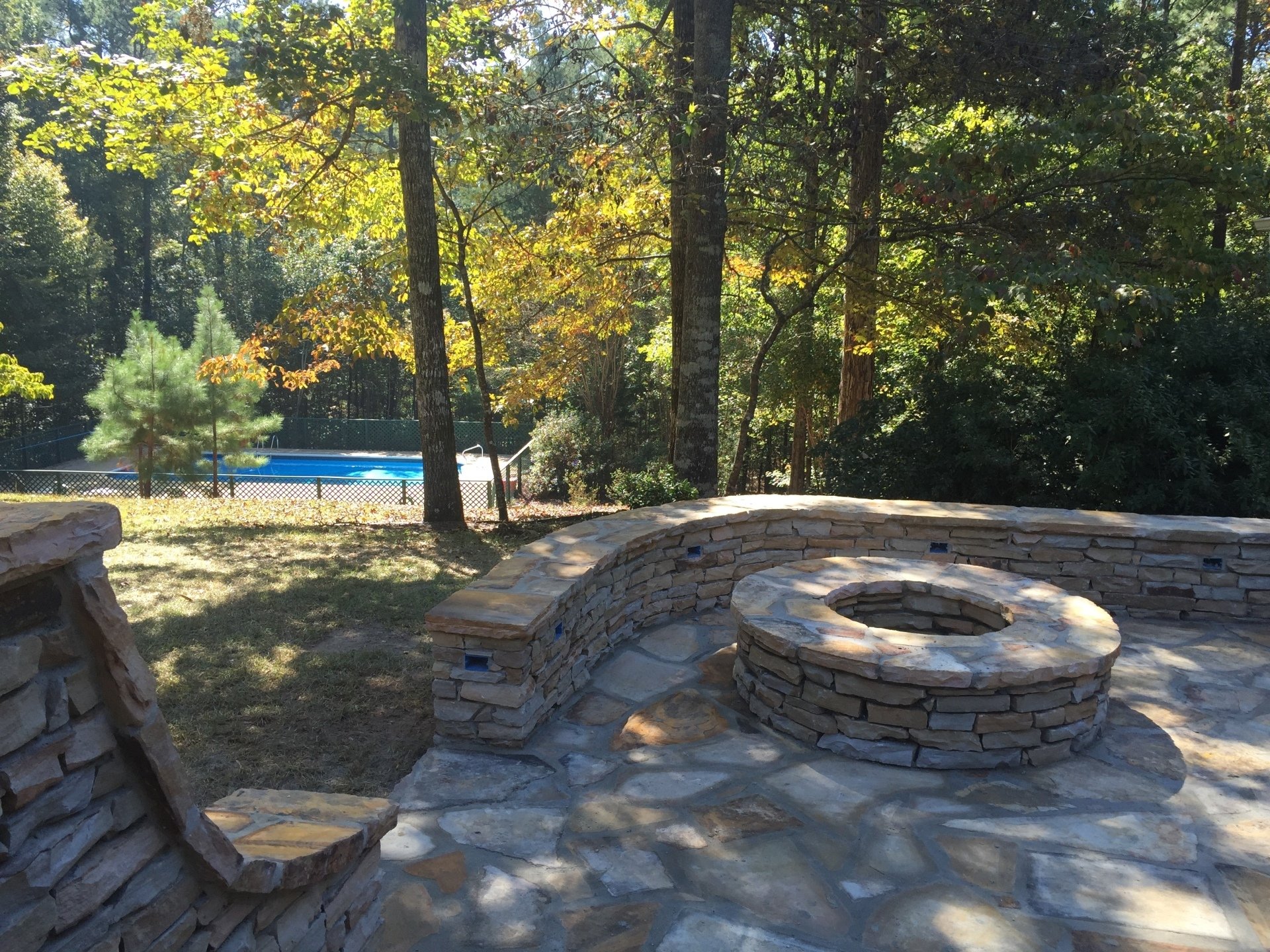 Fire Pit Design Construction | The Backyard Auburn Lake Martin Opelika