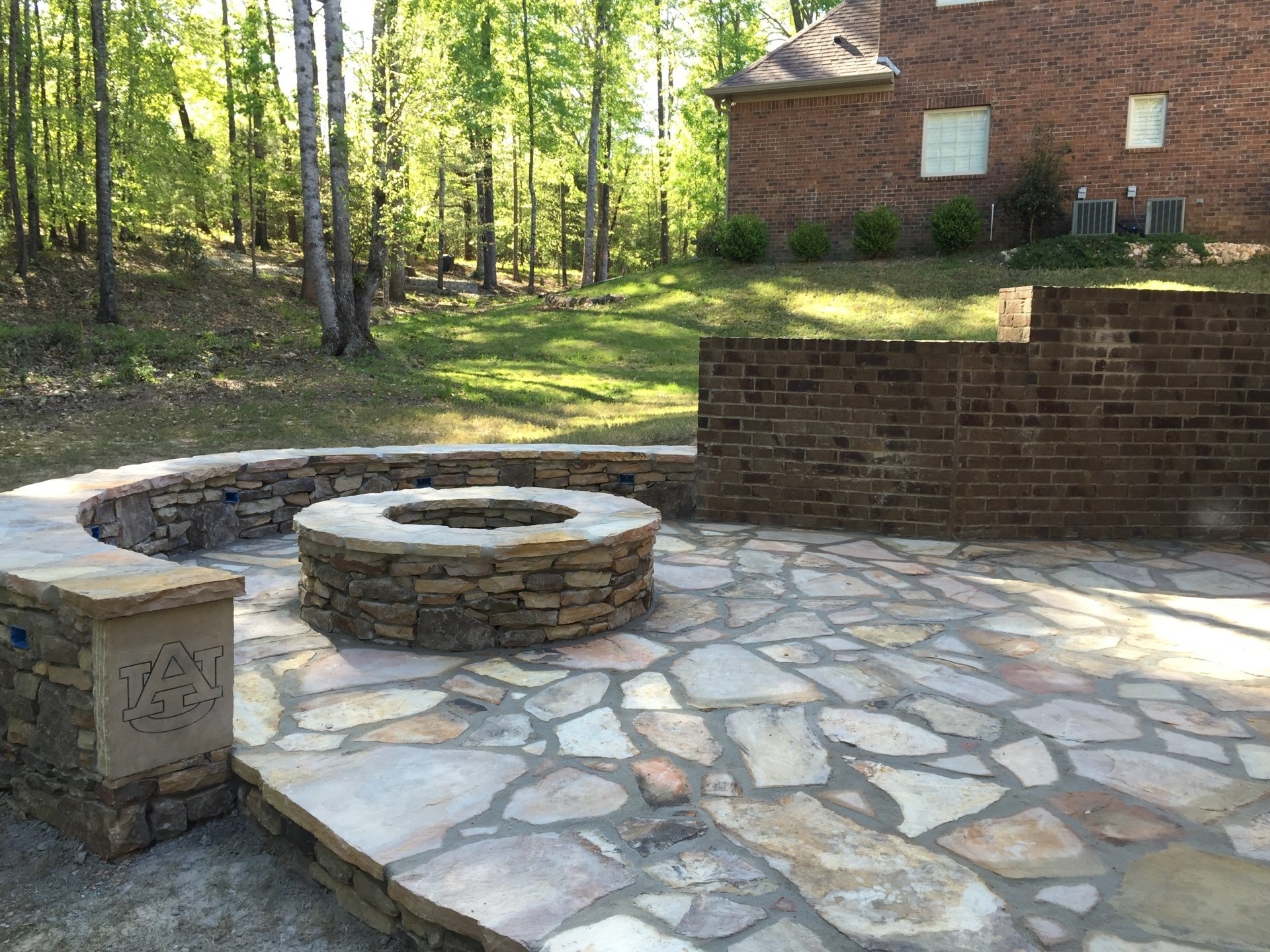 Fire Pit Design Construction | The Backyard Auburn Lake Martin Opelika