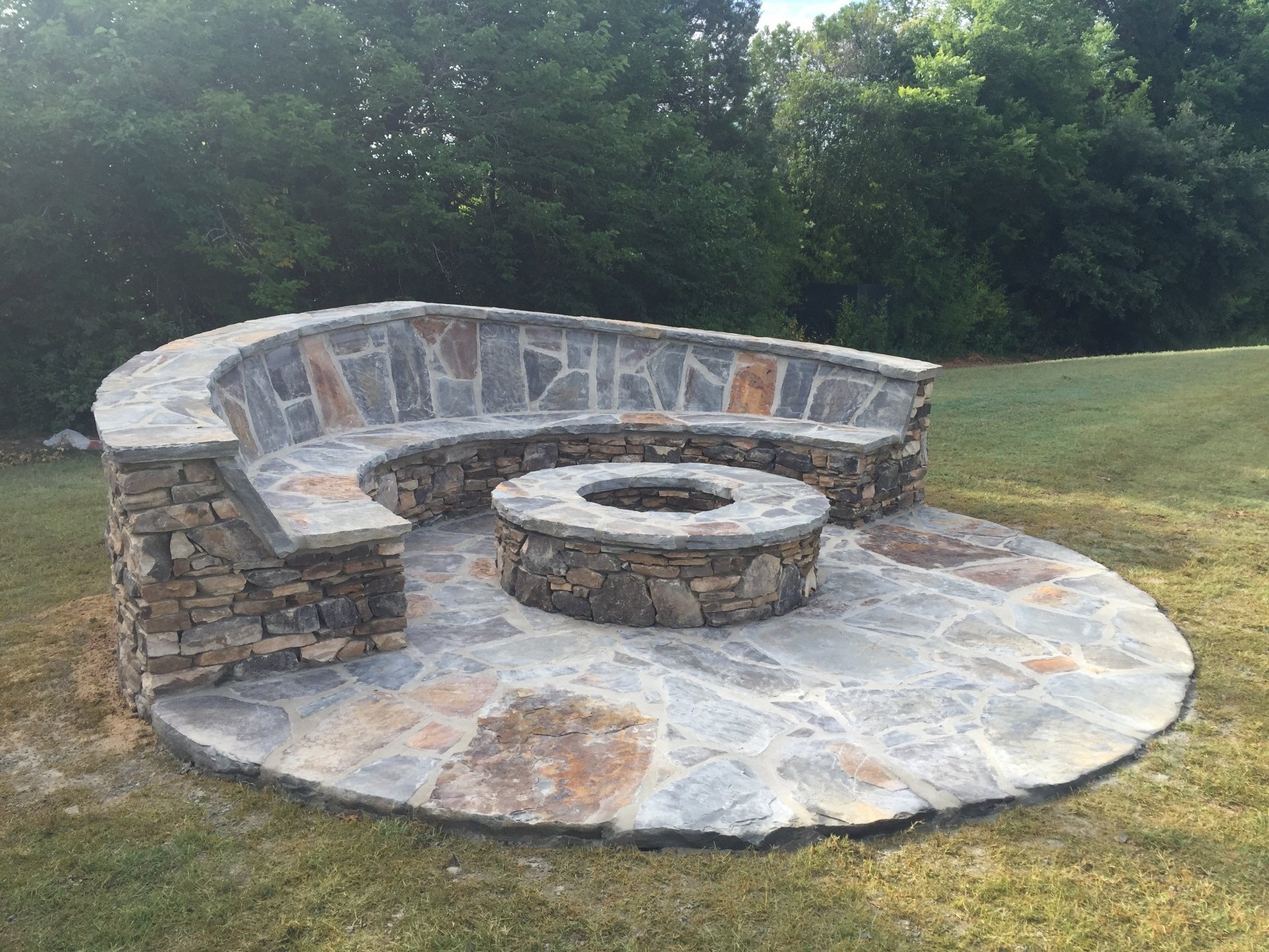 Fire Pit Design Construction | The Backyard Auburn Lake Martin Opelika