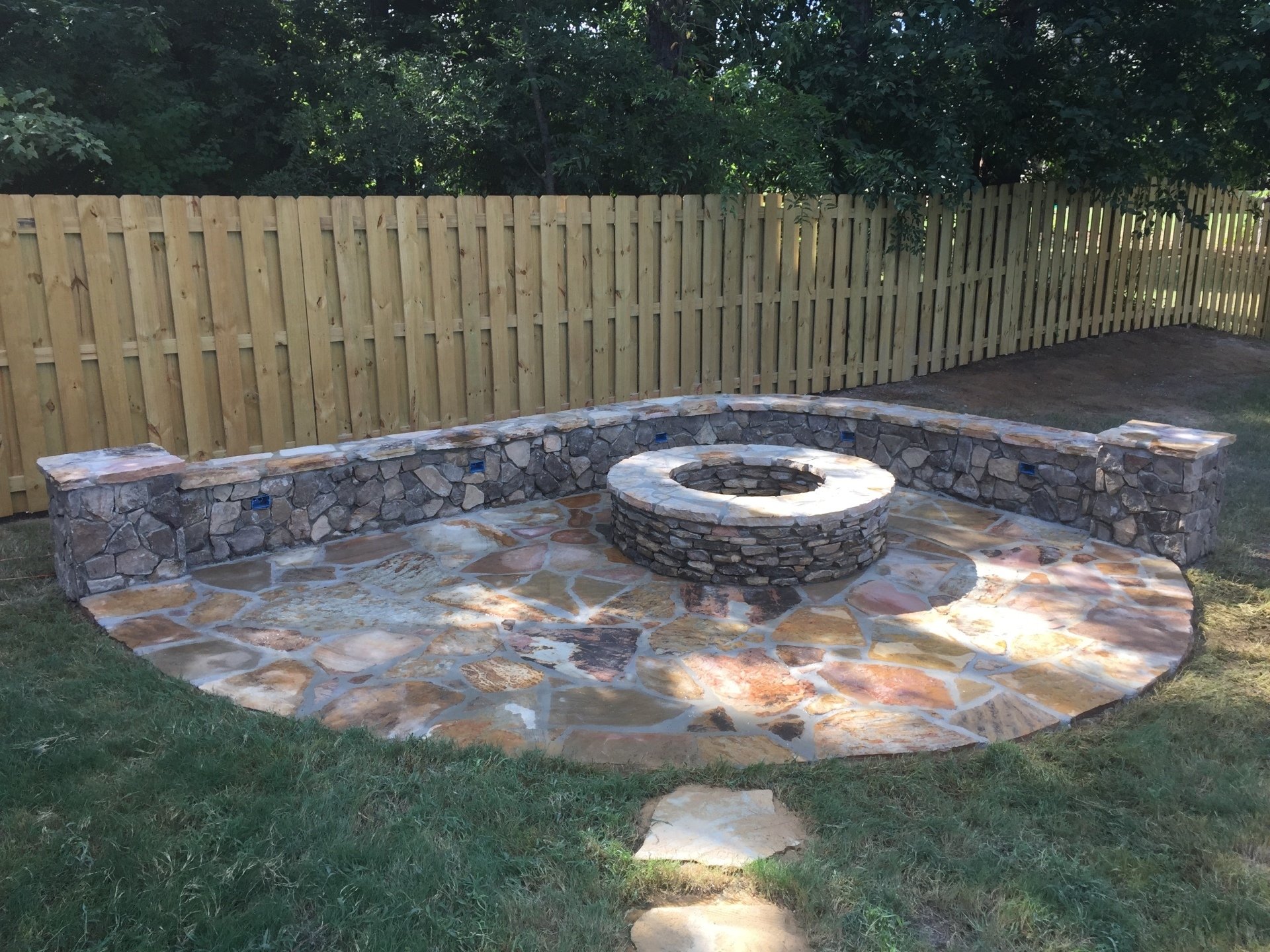 Fire Pit Design Construction | The Backyard Auburn Lake Martin Opelika