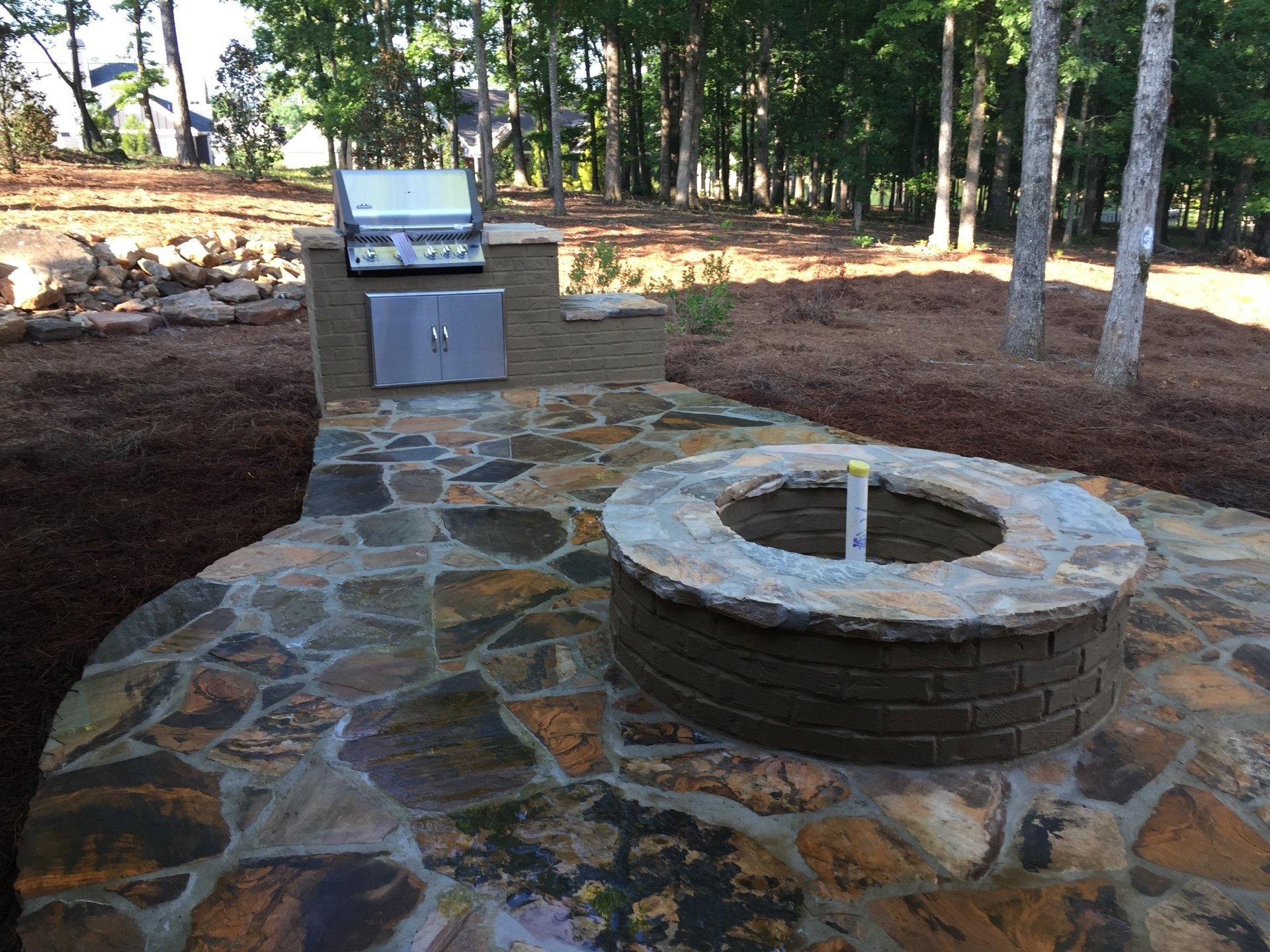 Fire Pit Design Construction | The Backyard Auburn Lake Martin Opelika