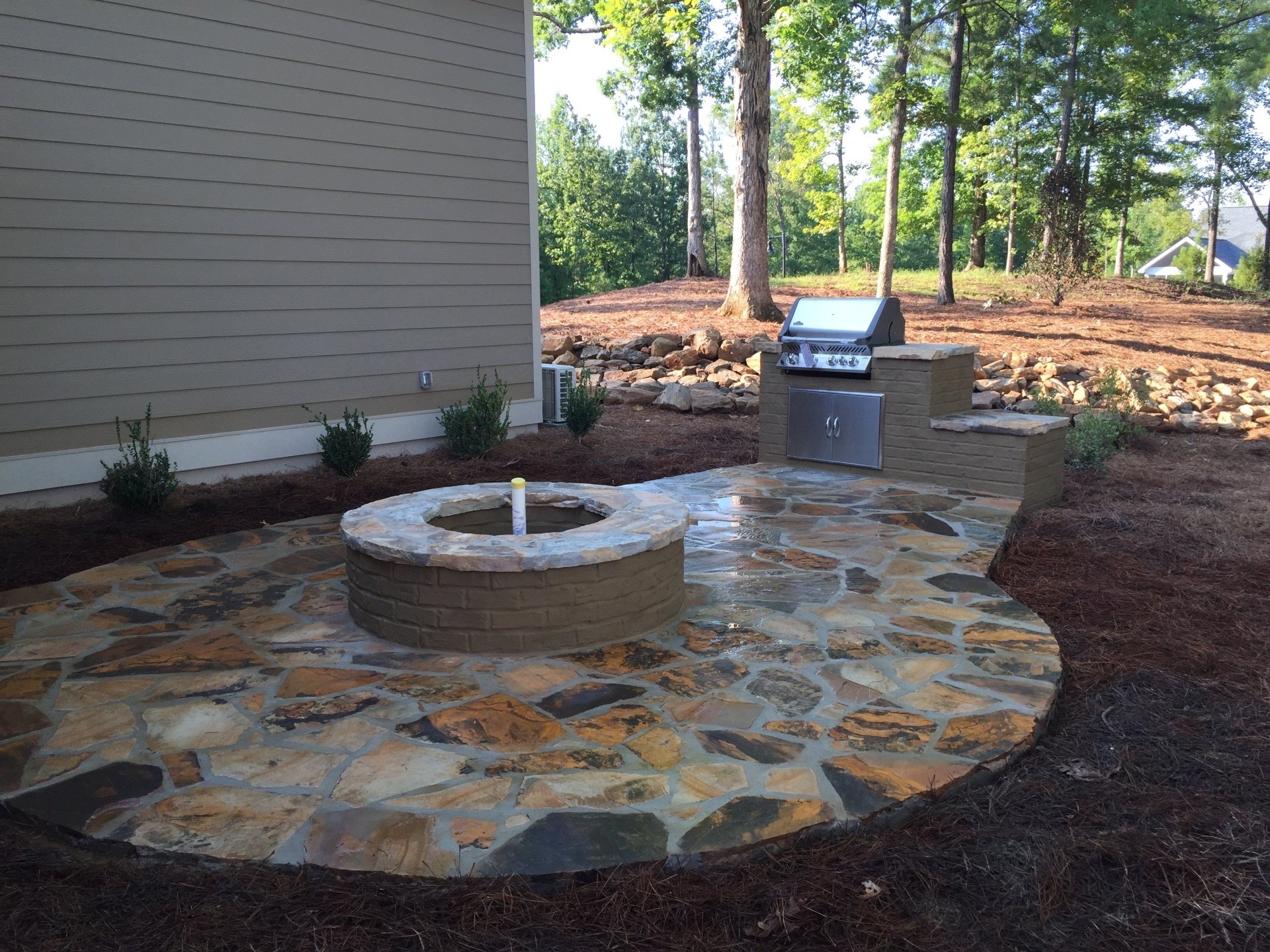 Fire Pit Design Construction | The Backyard Auburn Lake Martin Opelika