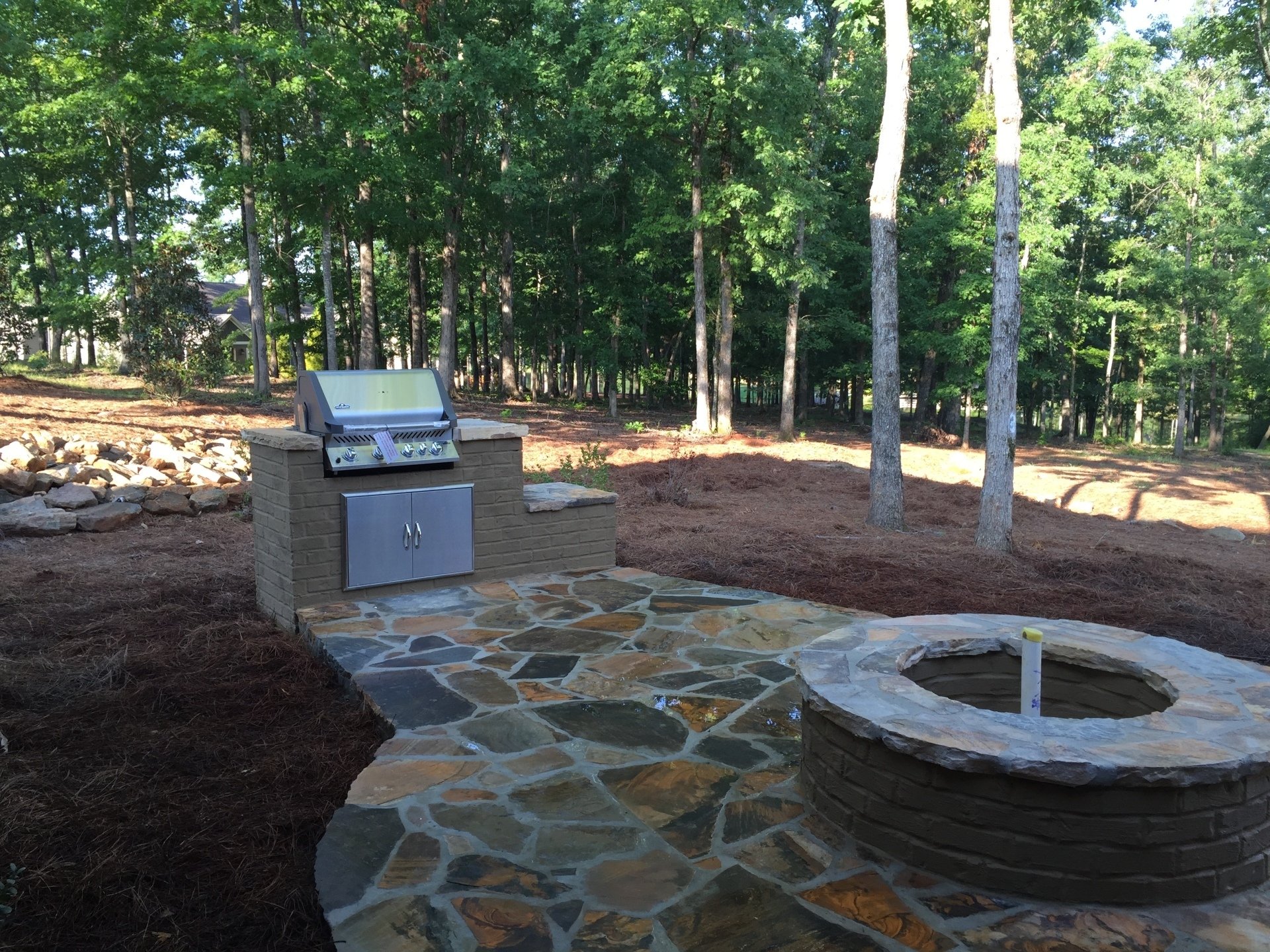 Fire Pit Design Construction | The Backyard Auburn Lake Martin Opelika