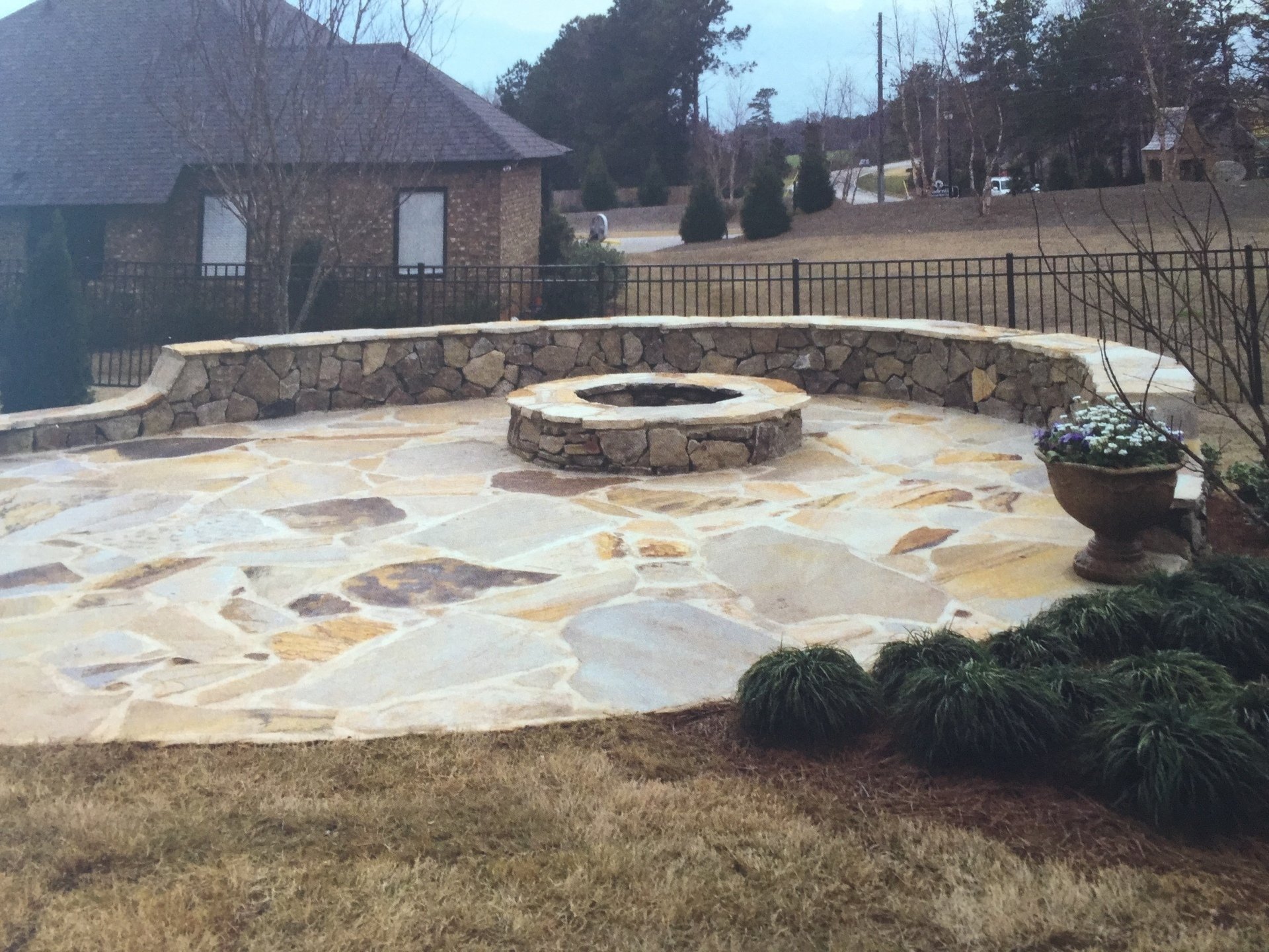 Fire Pit Design Construction | The Backyard Auburn Lake Martin Opelika