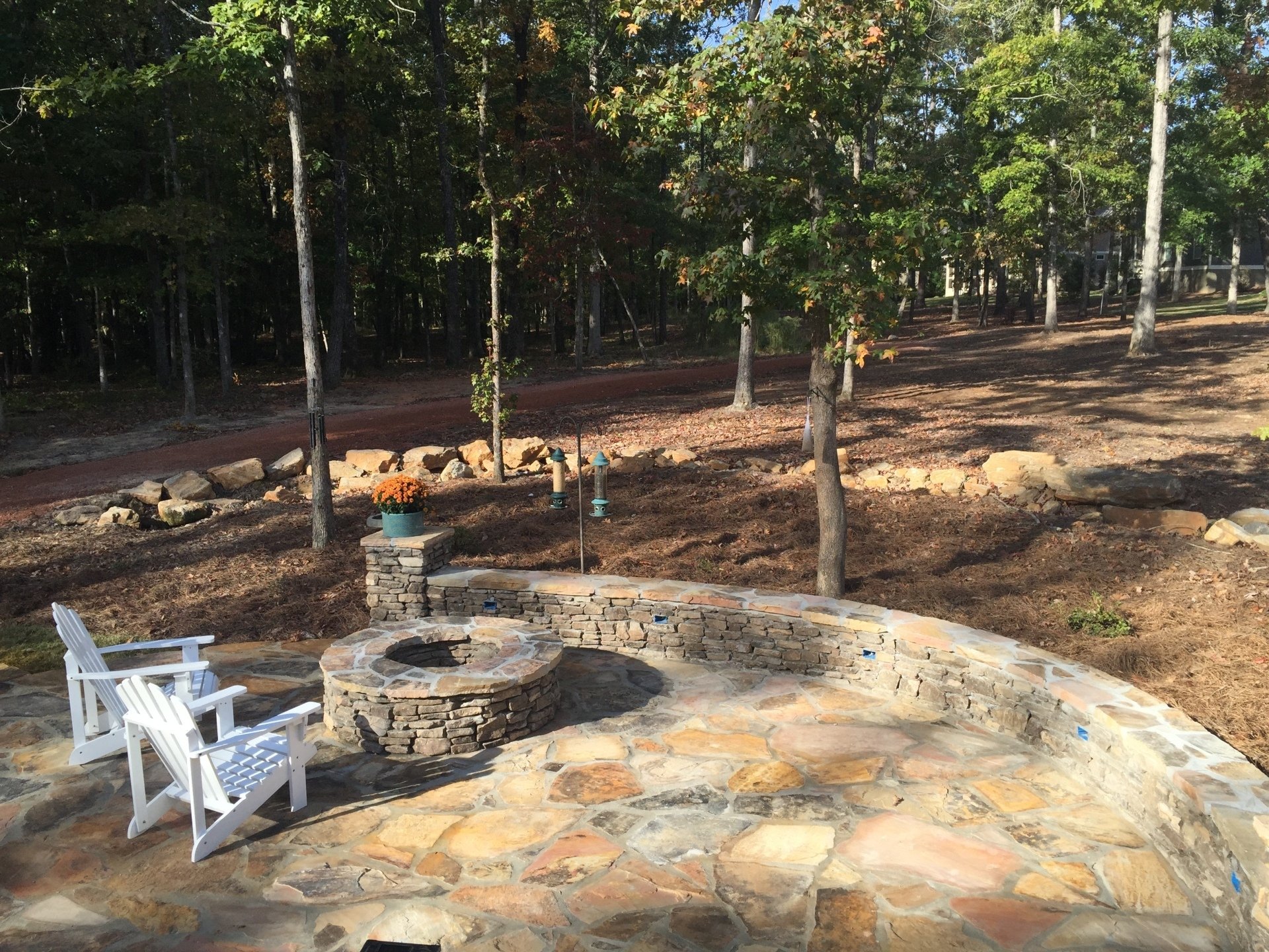 Fire Pit Design Construction | The Backyard Auburn Lake Martin Opelika