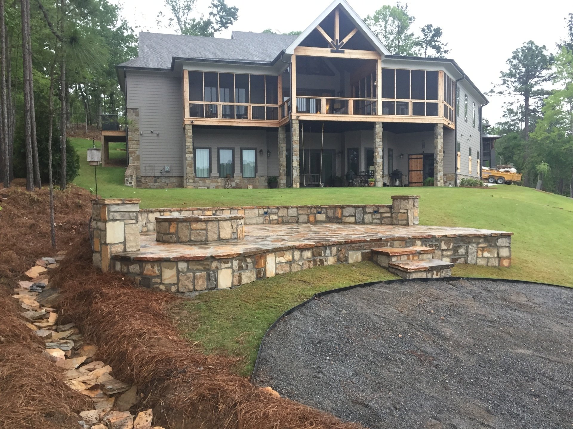 Fire Pit Design Construction | The Backyard Auburn Lake Martin Opelika