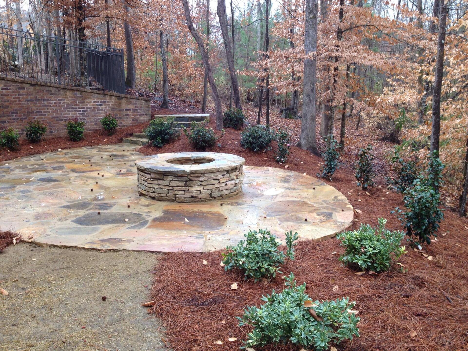 Fire Pit Design Construction | The Backyard Auburn Lake Martin Opelika