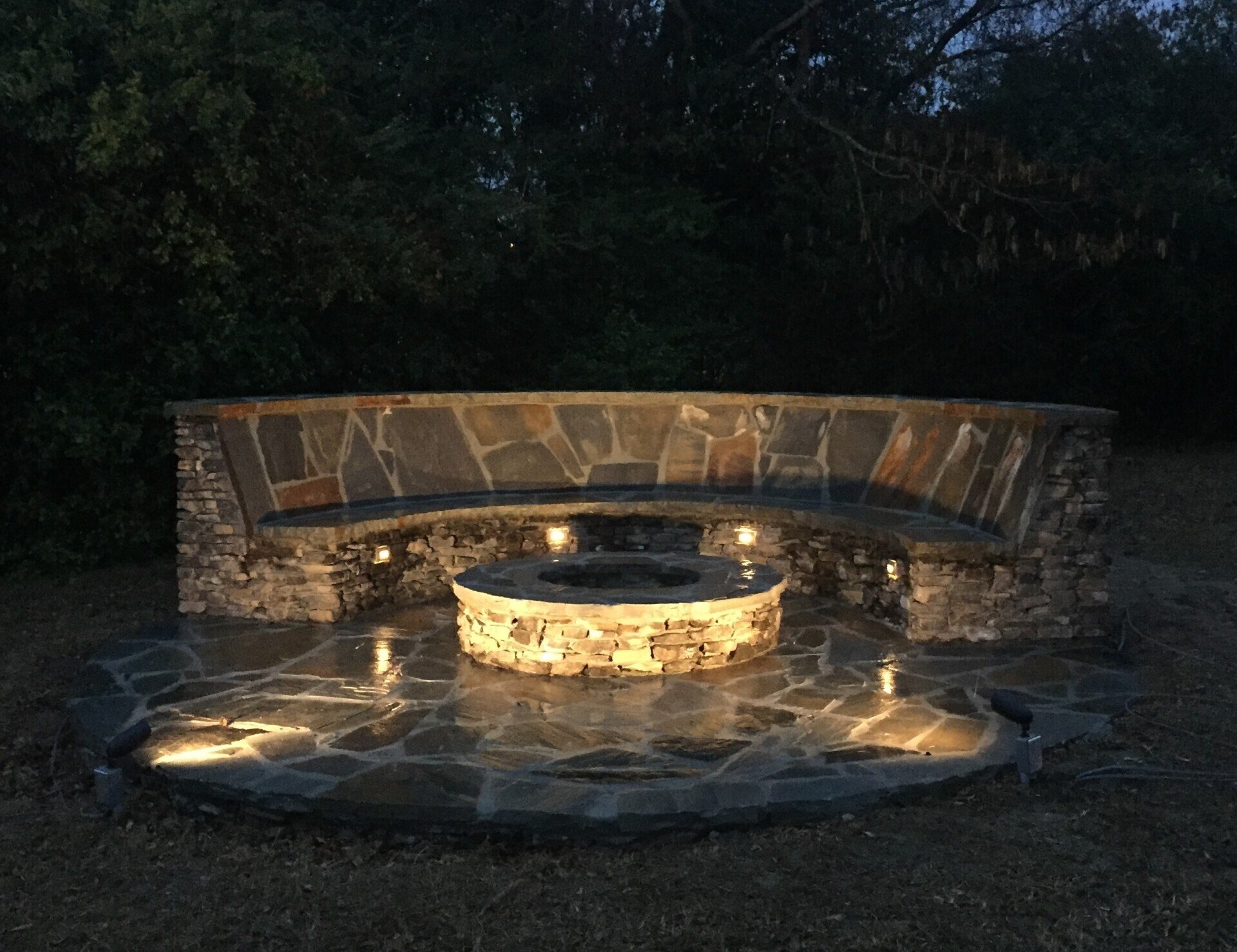Fire Pit Design Construction | The Backyard Auburn Lake Martin Opelika