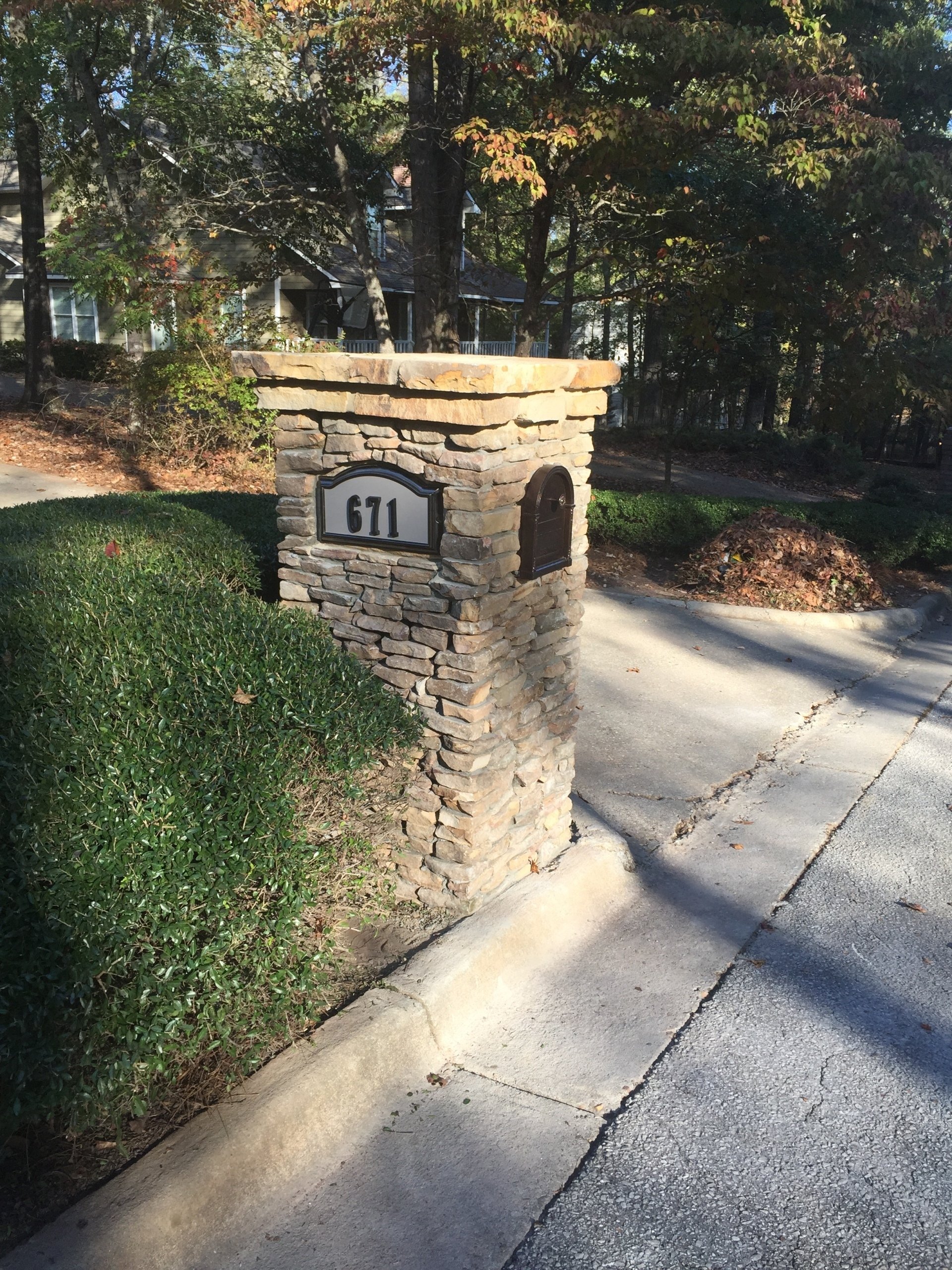Entryways | Columns | Custom Mailboxes | The Backyard