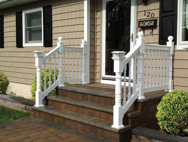 Vinyl Hand Railings | B&B Fence Company | Leominster, MA 01453