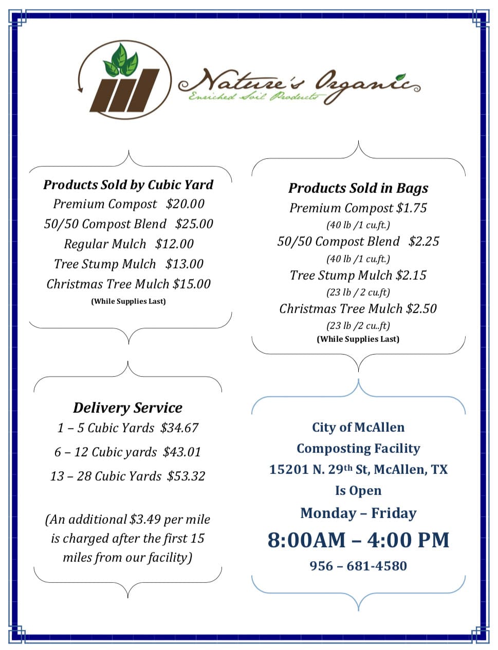 McAllen Recycling Center - What To Recycle