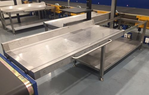 Custom Designed Baggage Parcel Inspection Tables Benches