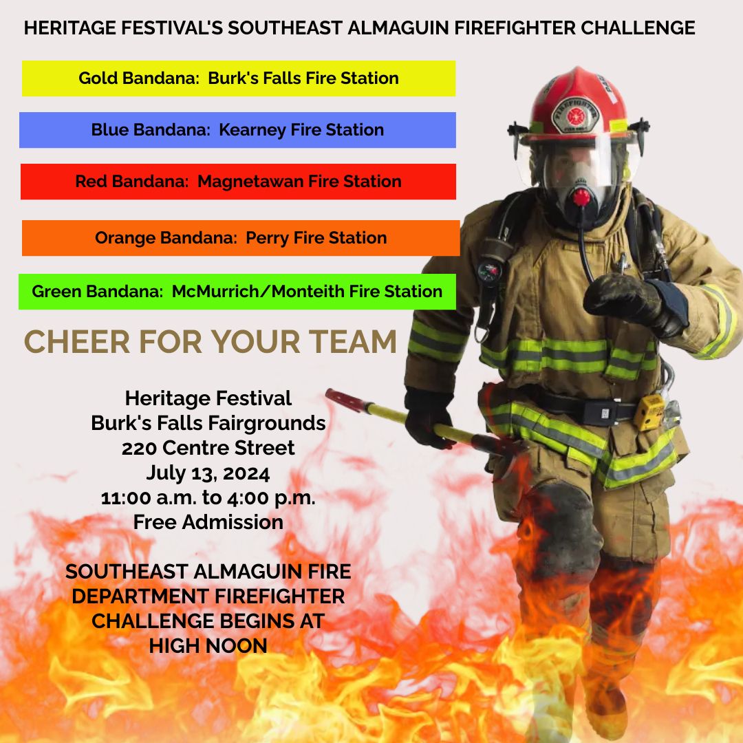 Burk's Falls Heritage Festival - Firefighter Challenge