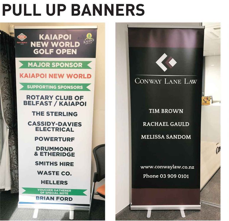 Flags & Banners | Pull-Up Banners Trade Shows Chch
