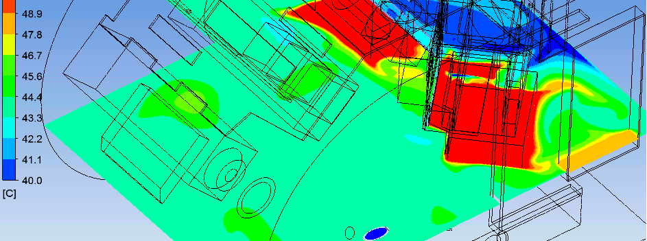 Termisk CFD-simulering af emissionssensor for Danfoss IXA