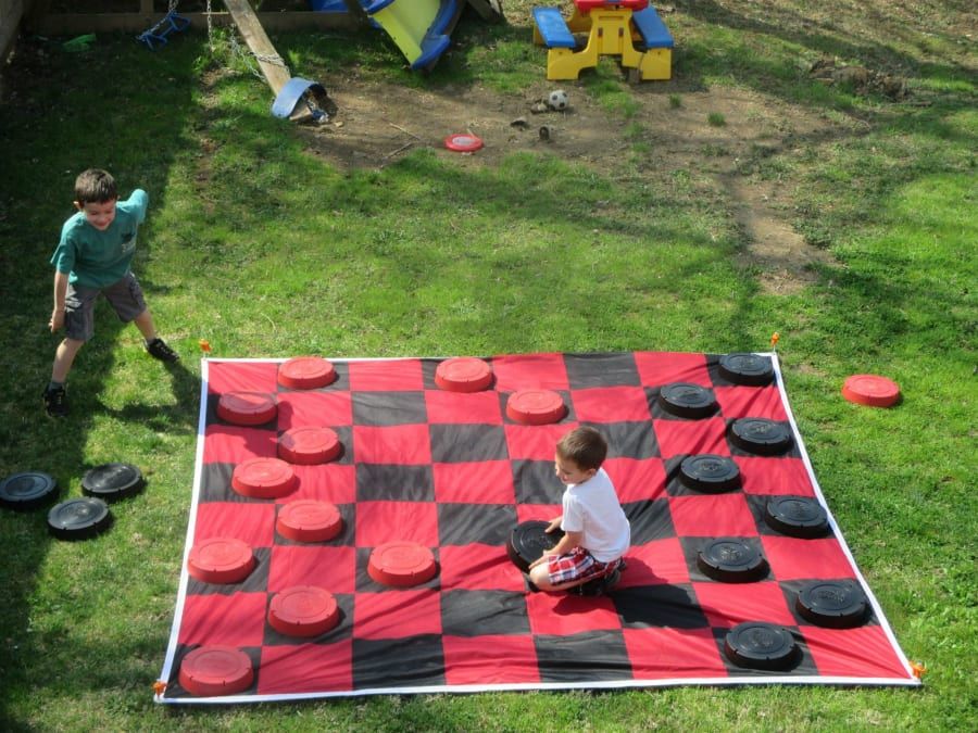 Giant Checkers Game Rentals in Sacramento, CA