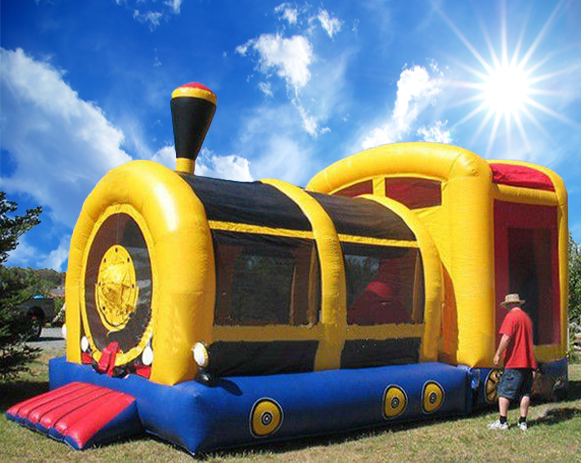 Giant Train Combo Bounce House Rental in Sacramento, CA
