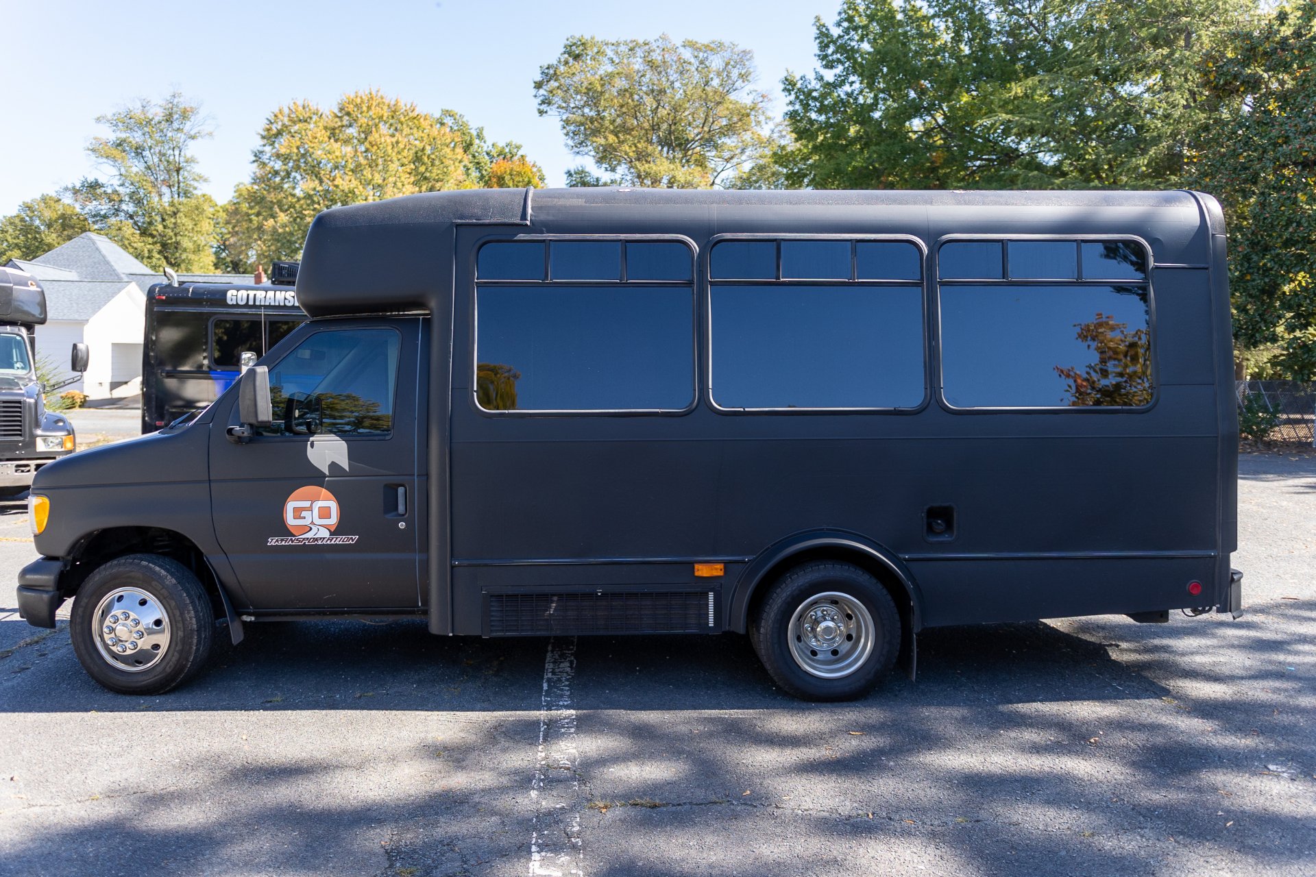 Black Matte Bus | Statesville & Mooresville, NC | Go Transportation LLC