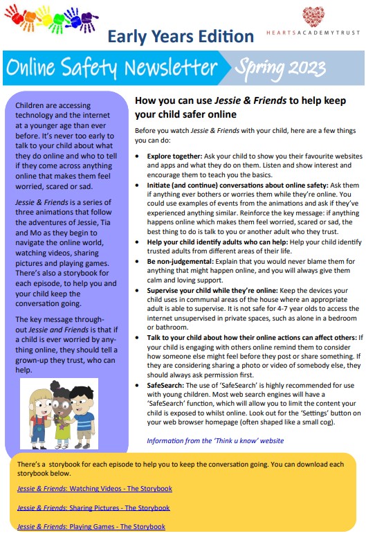 Online Safety and Safeguarding – Stambridge Primary School and Nursery
