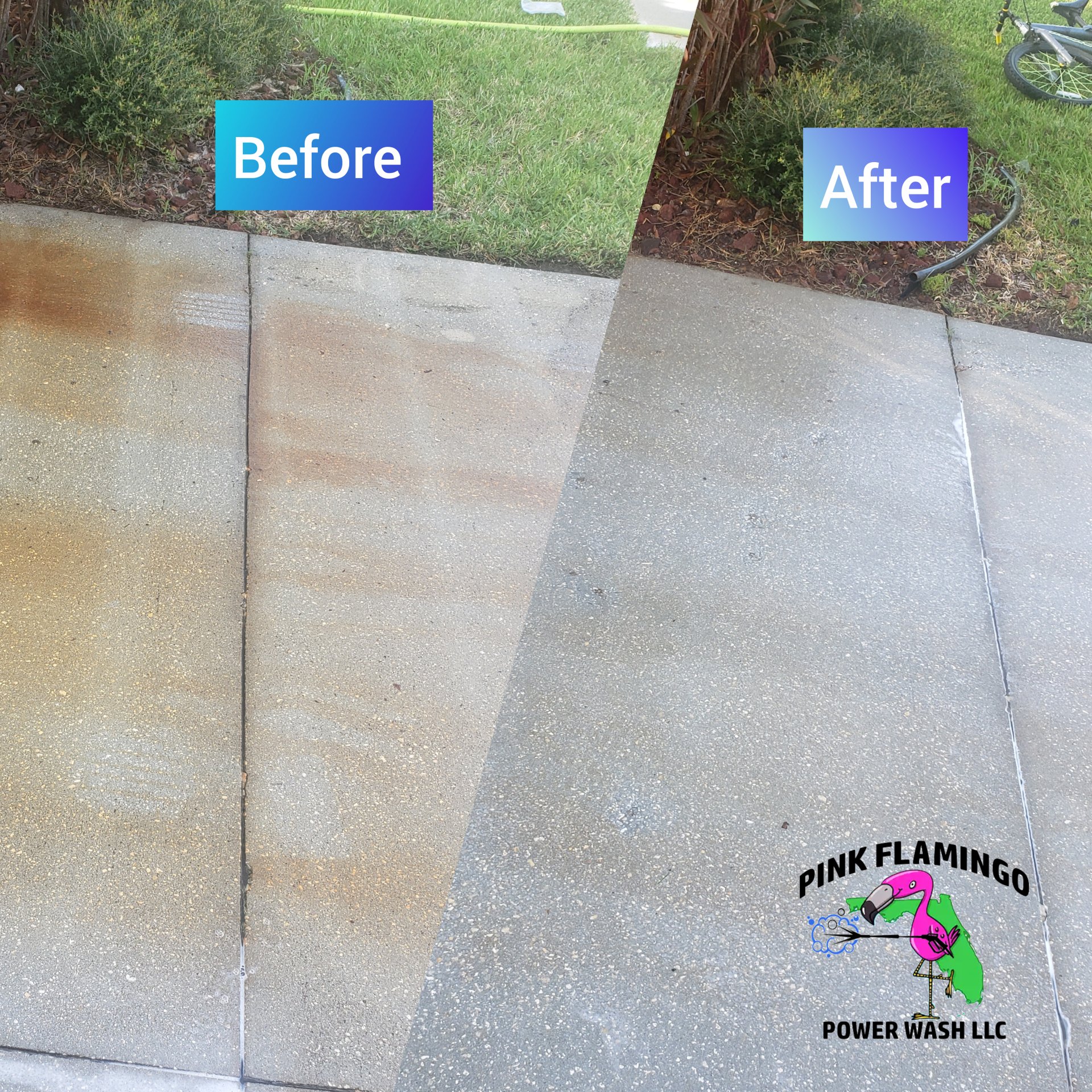 Rust Stain Removal Services | Tampa, FL | Pink Flamingo Power Wash