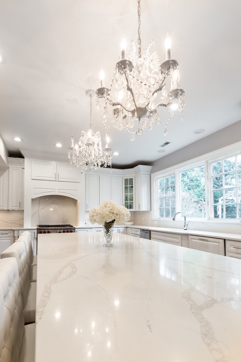 Quartz countertops project design and remodel examples and ideas