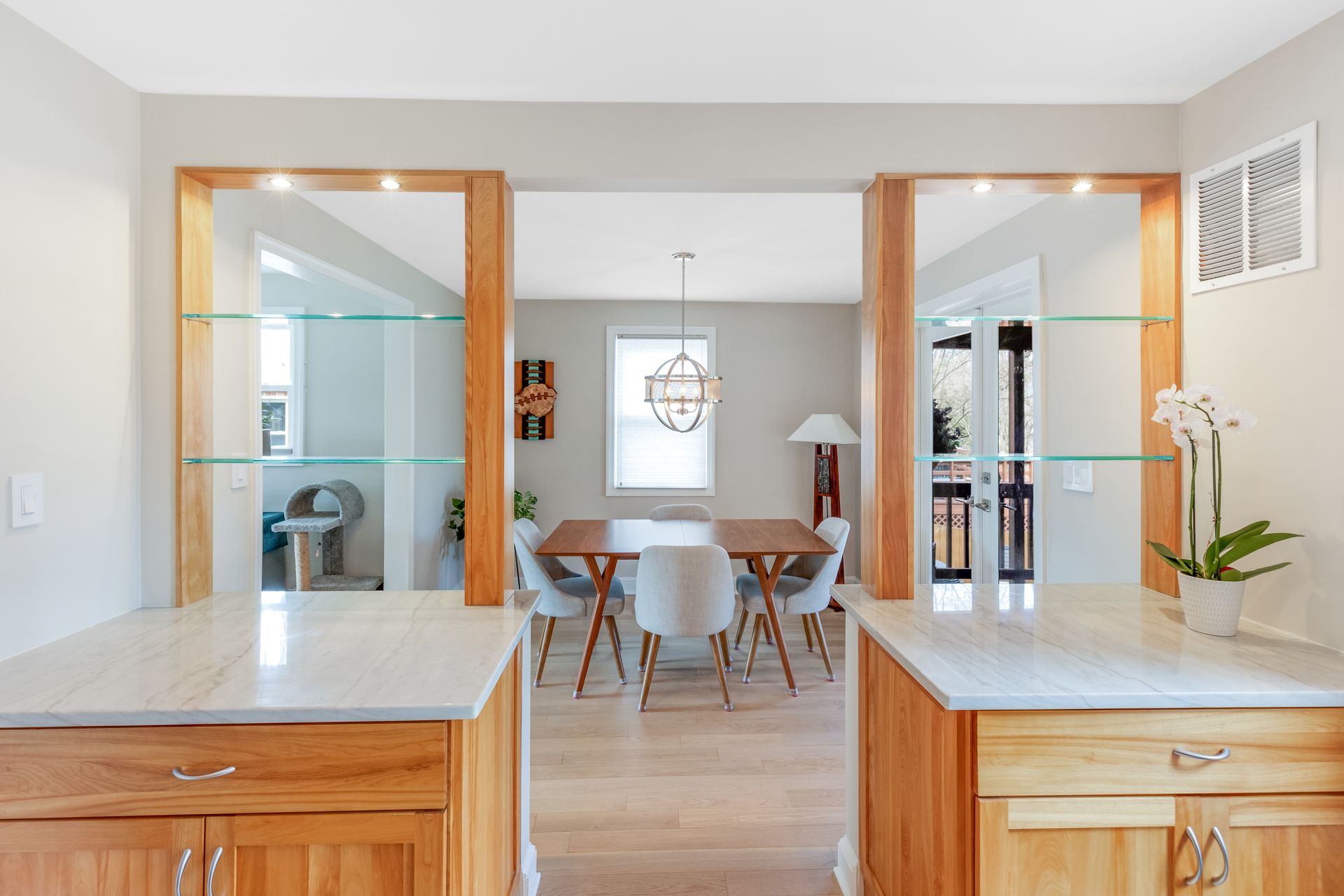 Natural stone countertop project design and remodel examples and ideas
