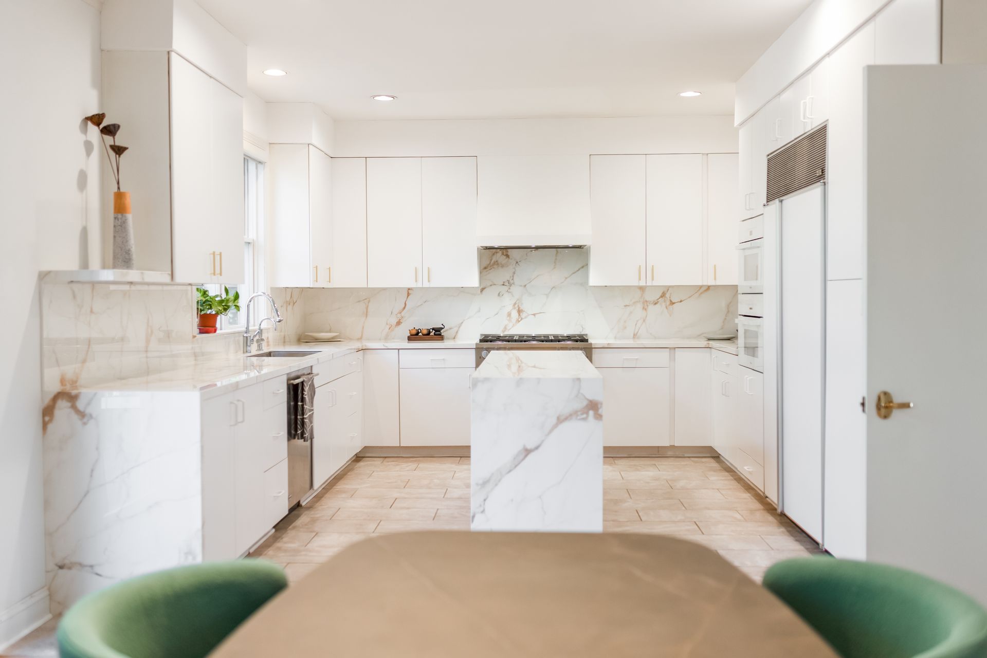 Porcelain countertops project design and remodel examples and ideas