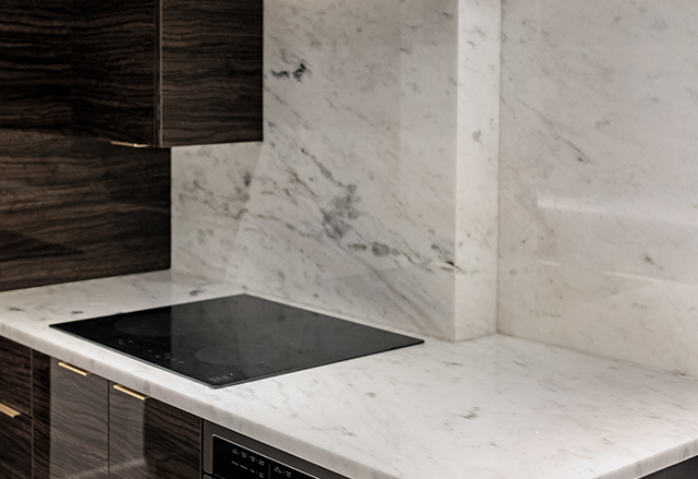 Natural stone countertop project design and remodel examples and ideas