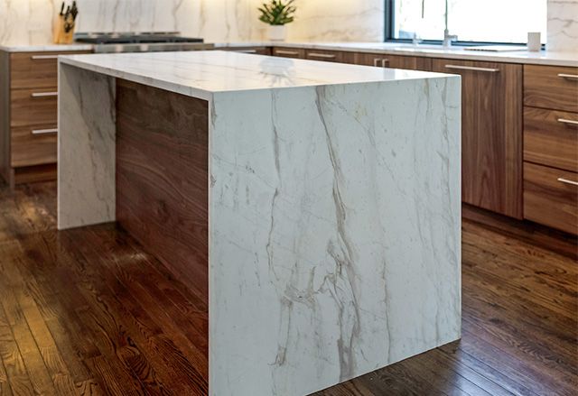 Natural stone countertop project design and remodel examples and ideas