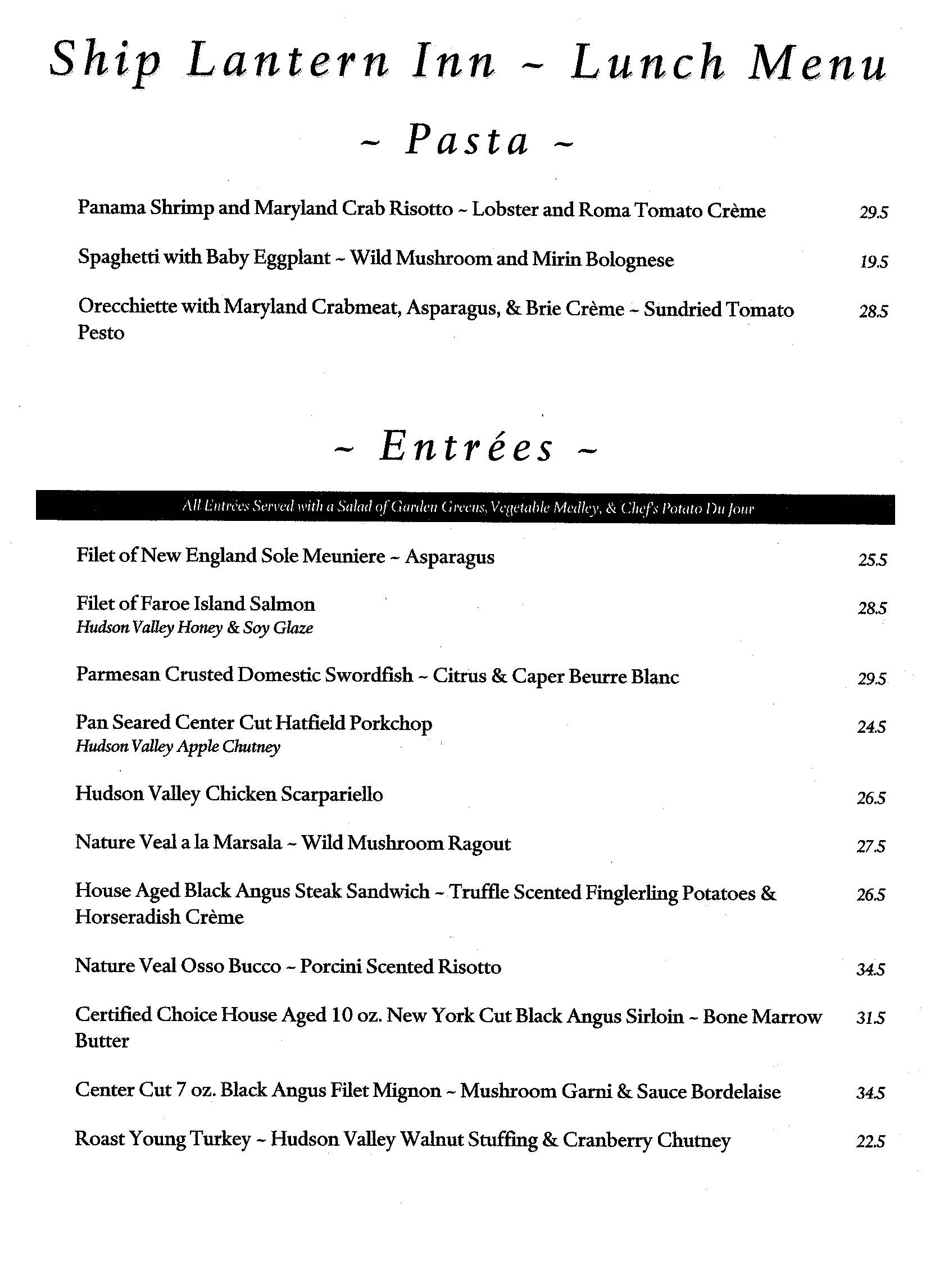 The Ship Lantern Inn | Milton, NY | Fine Dining, Seafood Restaurant