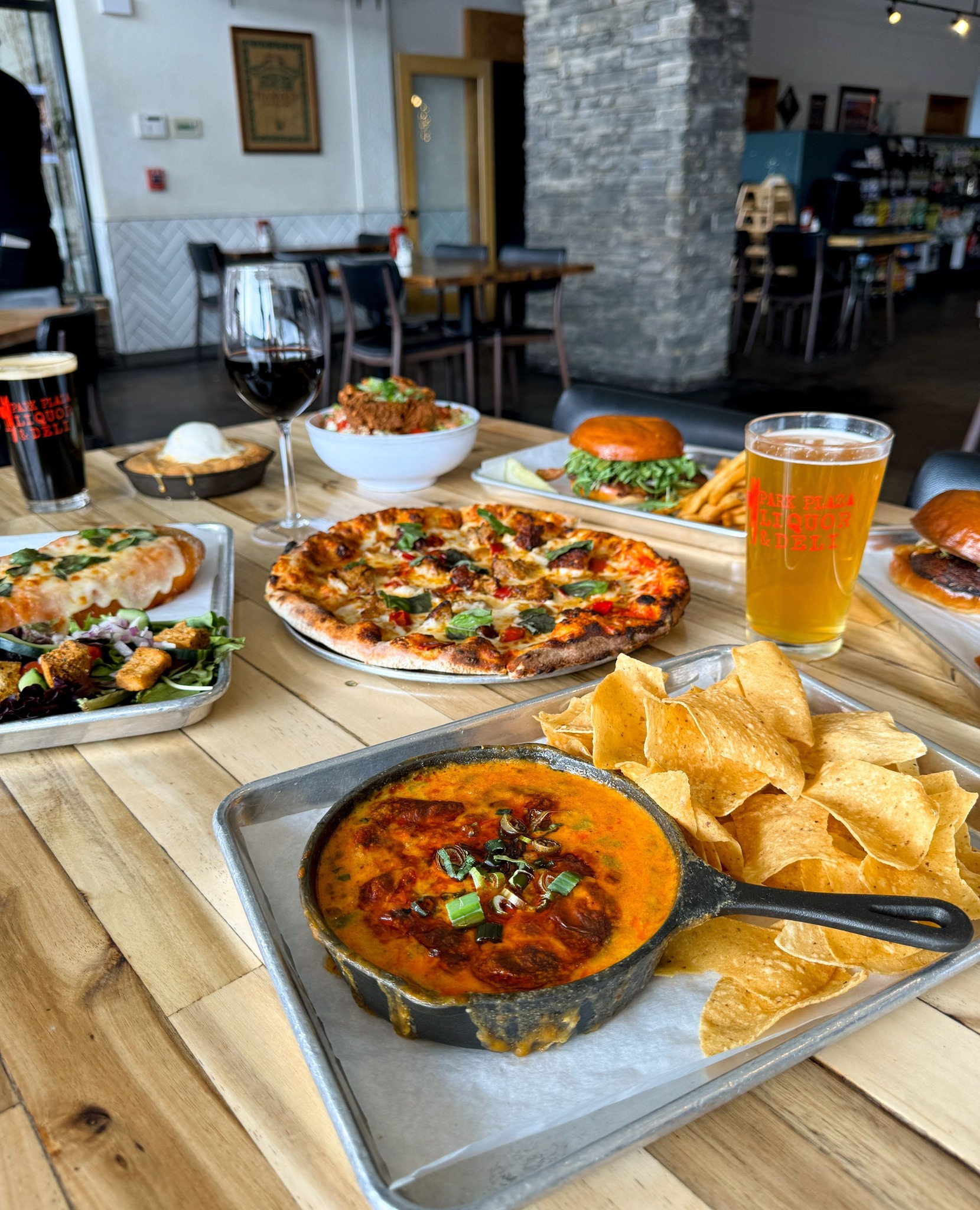 Wings, Wood-Fired Pizzas, Sandwiches, Salads, Appetizers & More.