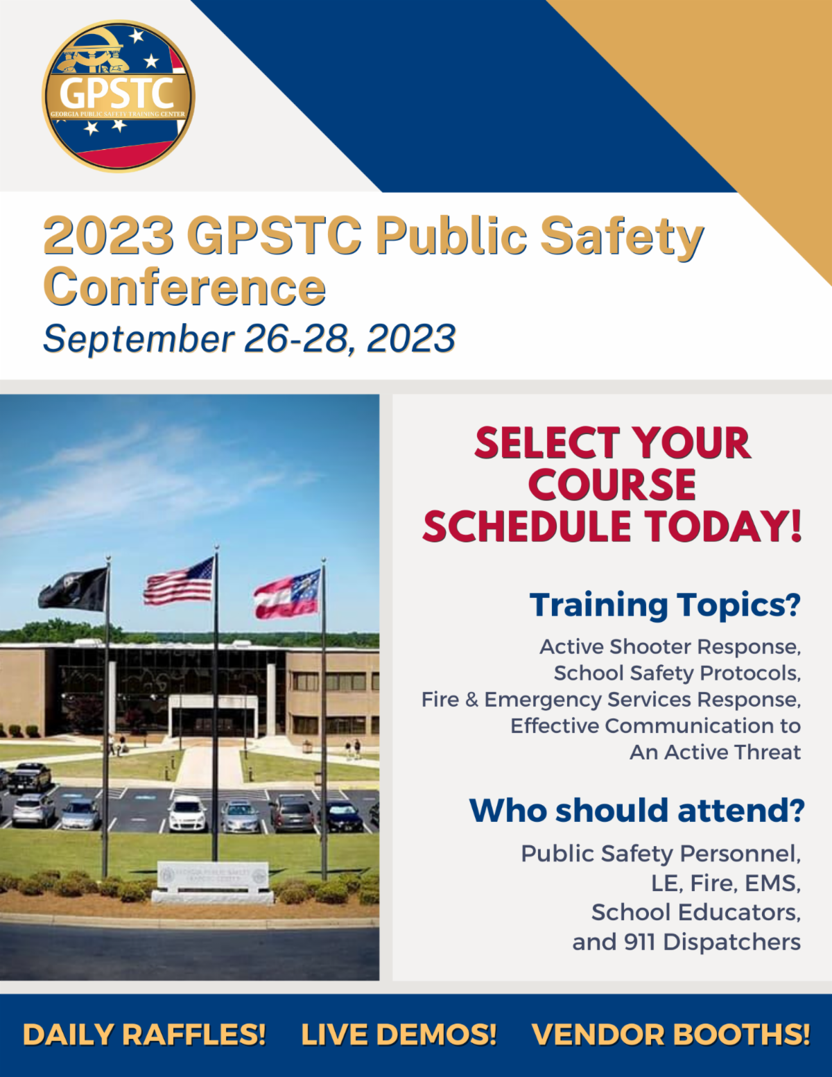 Fully Involved: GPSTC Public Safety Conference