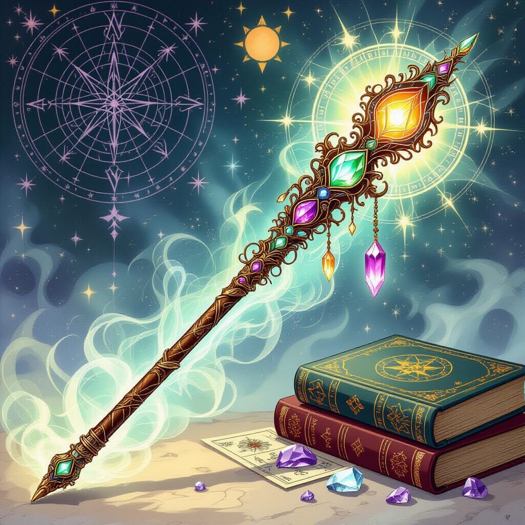 The Mystical Wand History Power and its role in witchcraft & spell Casting